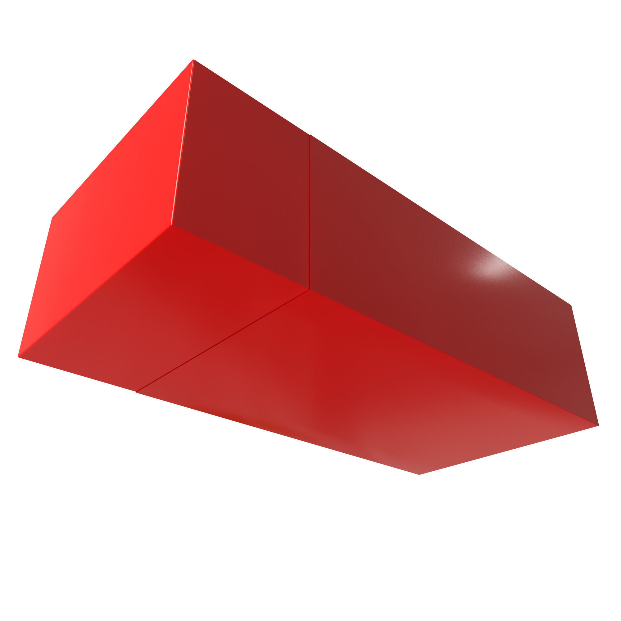 3D model Red Cakebox VR / AR / low-poly | CGTrader