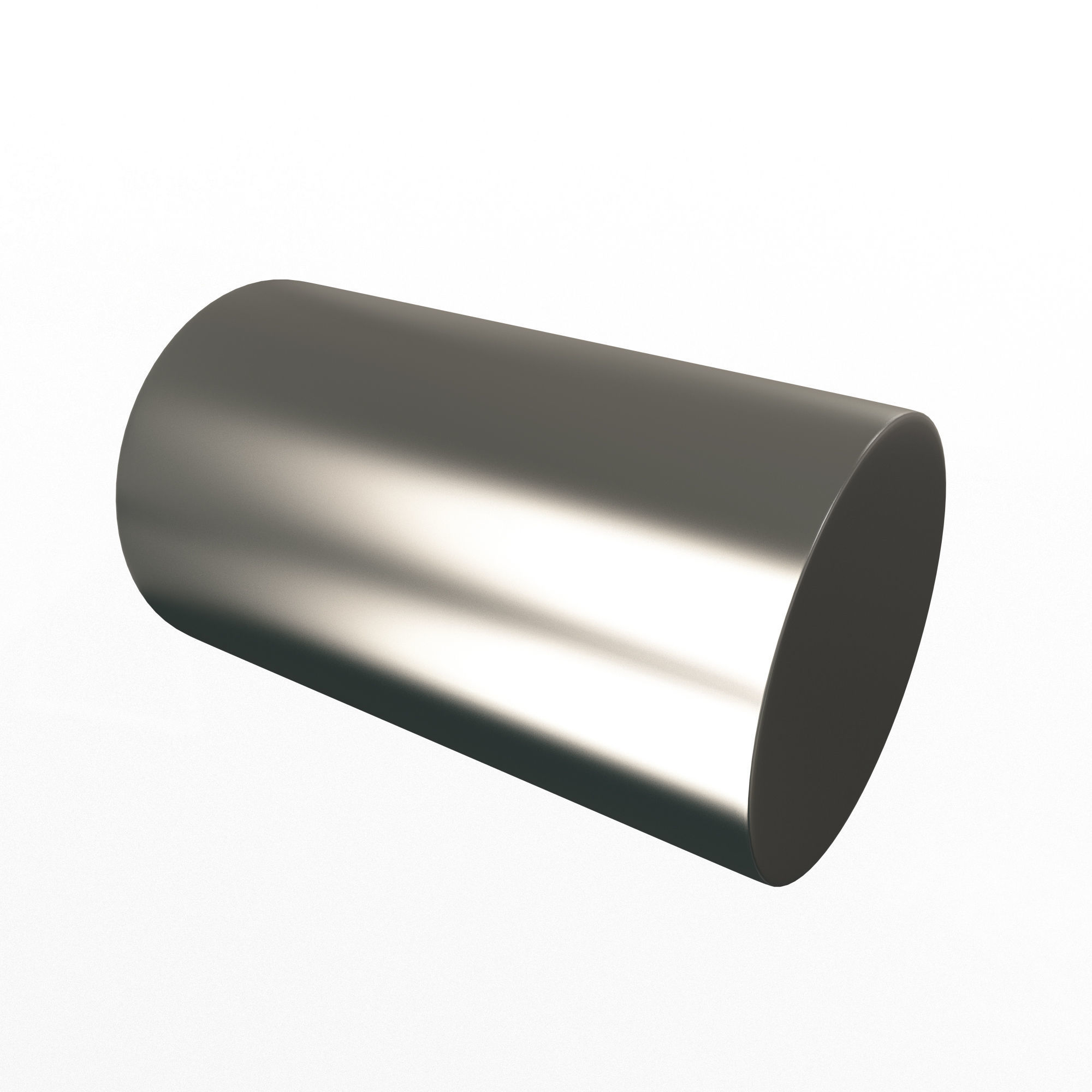 3D model Silver Cylinder VR / AR / low-poly | CGTrader