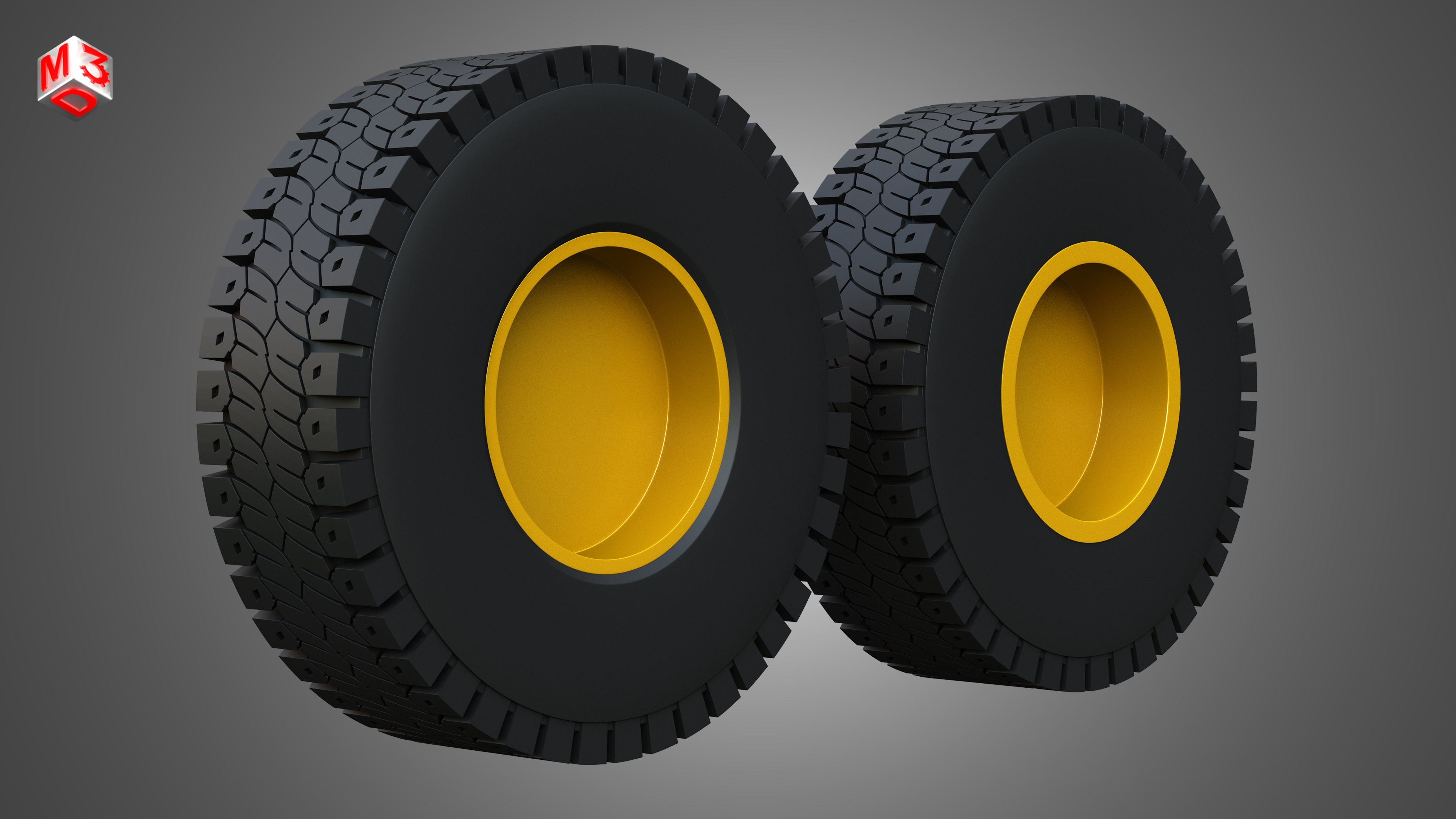 777 Water Solutions Truck - Wheels and Tires 3D model | CGTrader