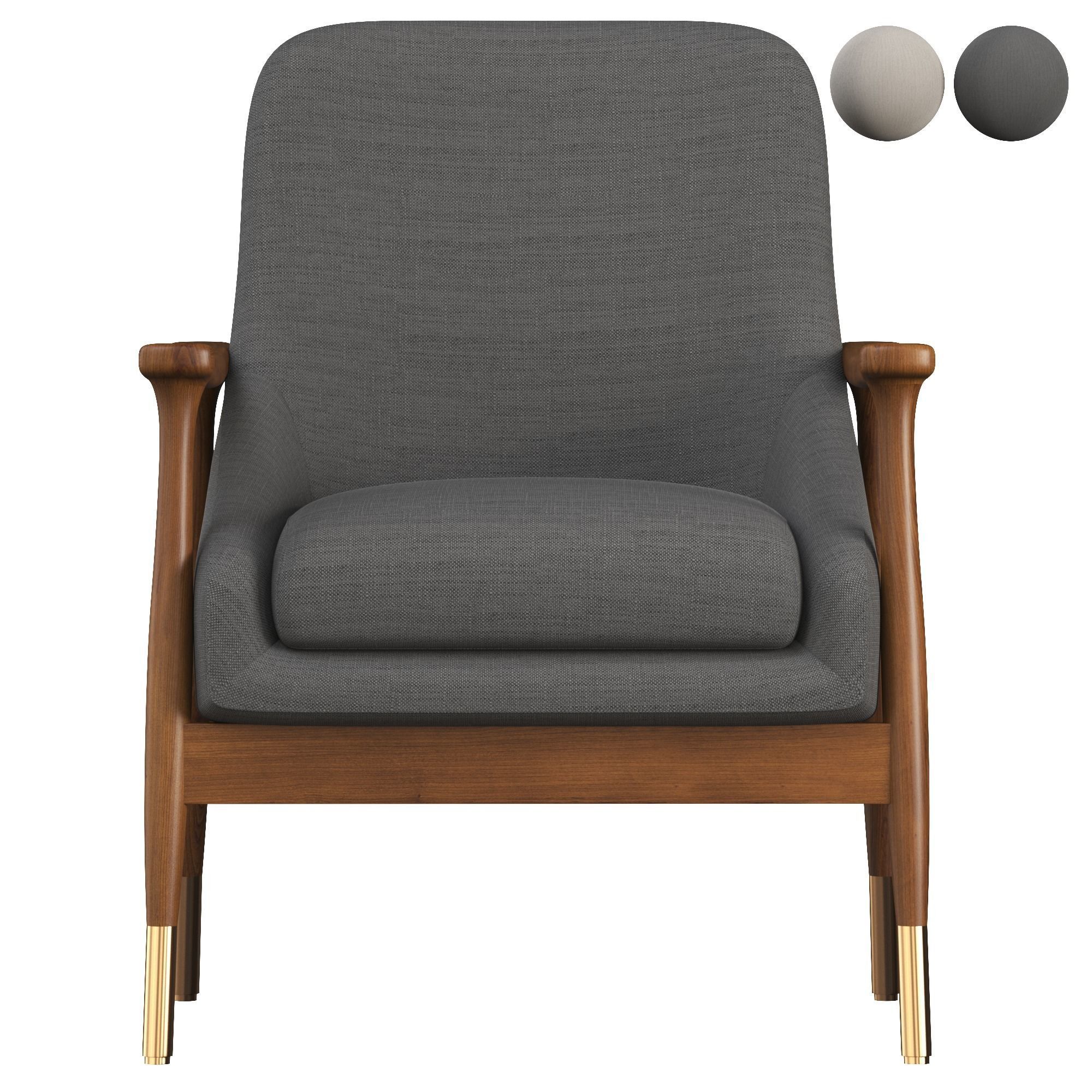 3D model Desmond Armchair VR / AR / low-poly | CGTrader