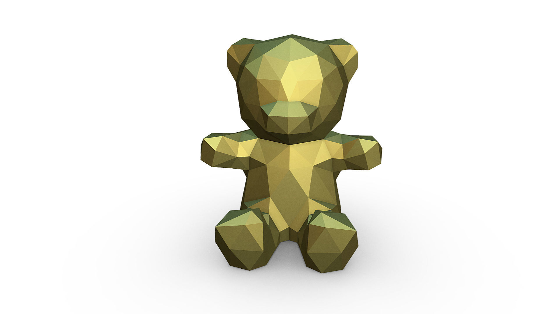 Teddy bear 3D model 3D printable | CGTrader