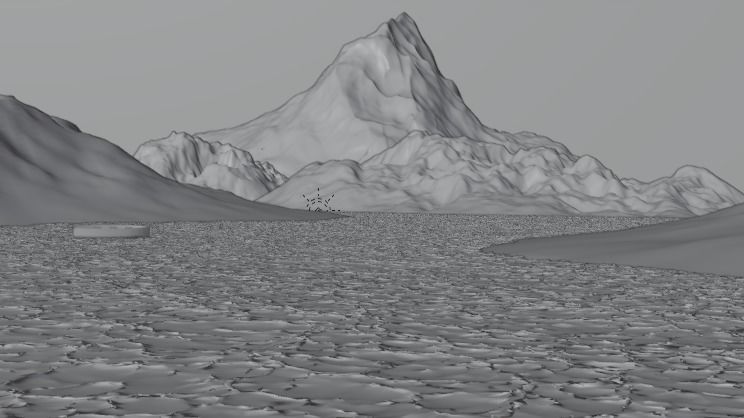 Landscape 3D model animated | CGTrader