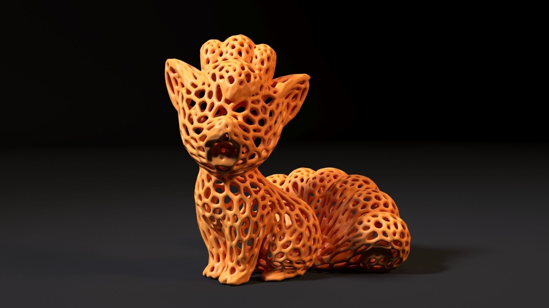 Vulpix Pokemon 3D model 3D printable | CGTrader