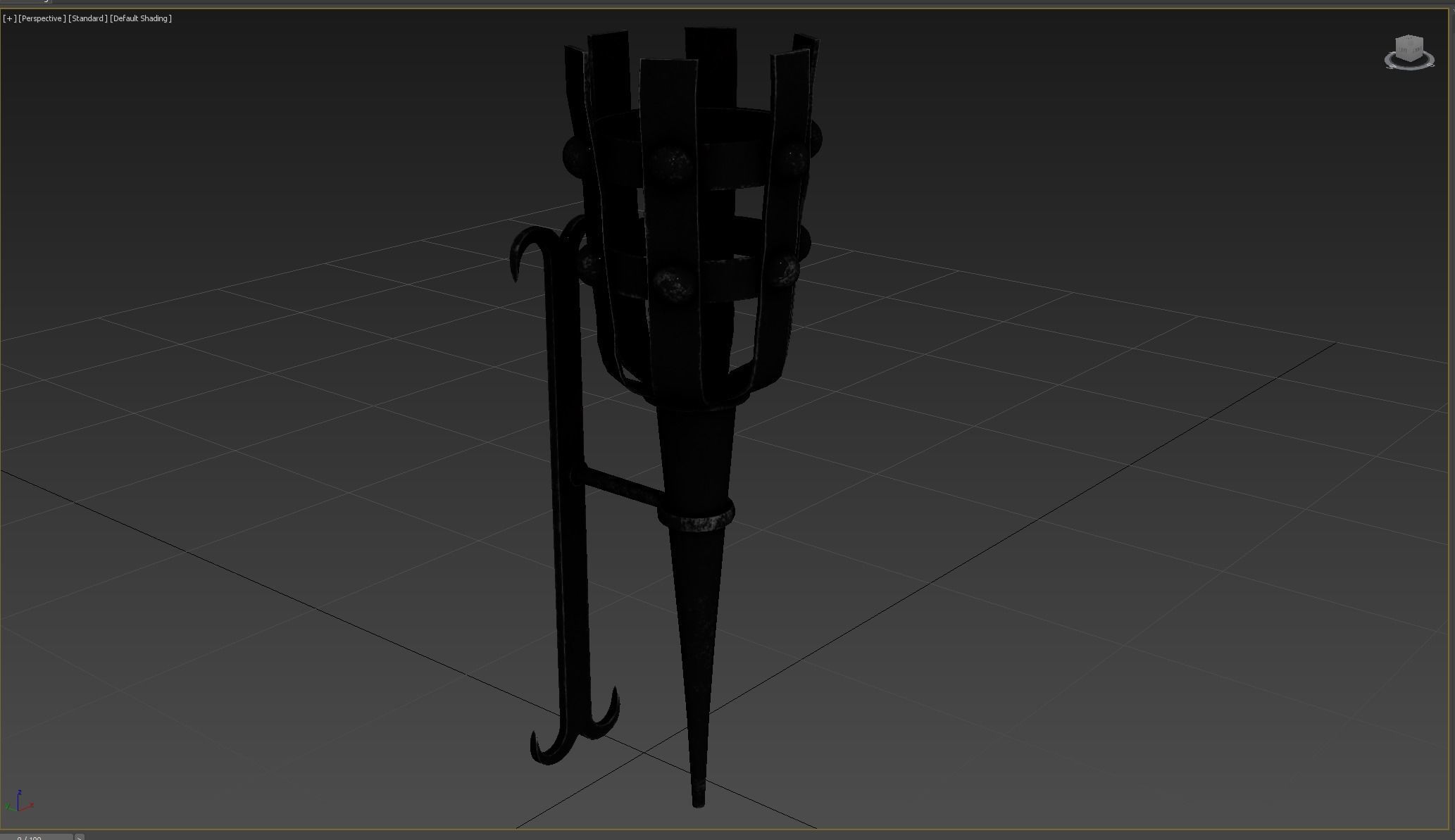 3D model Medieval Torch VR / AR / low-poly | CGTrader