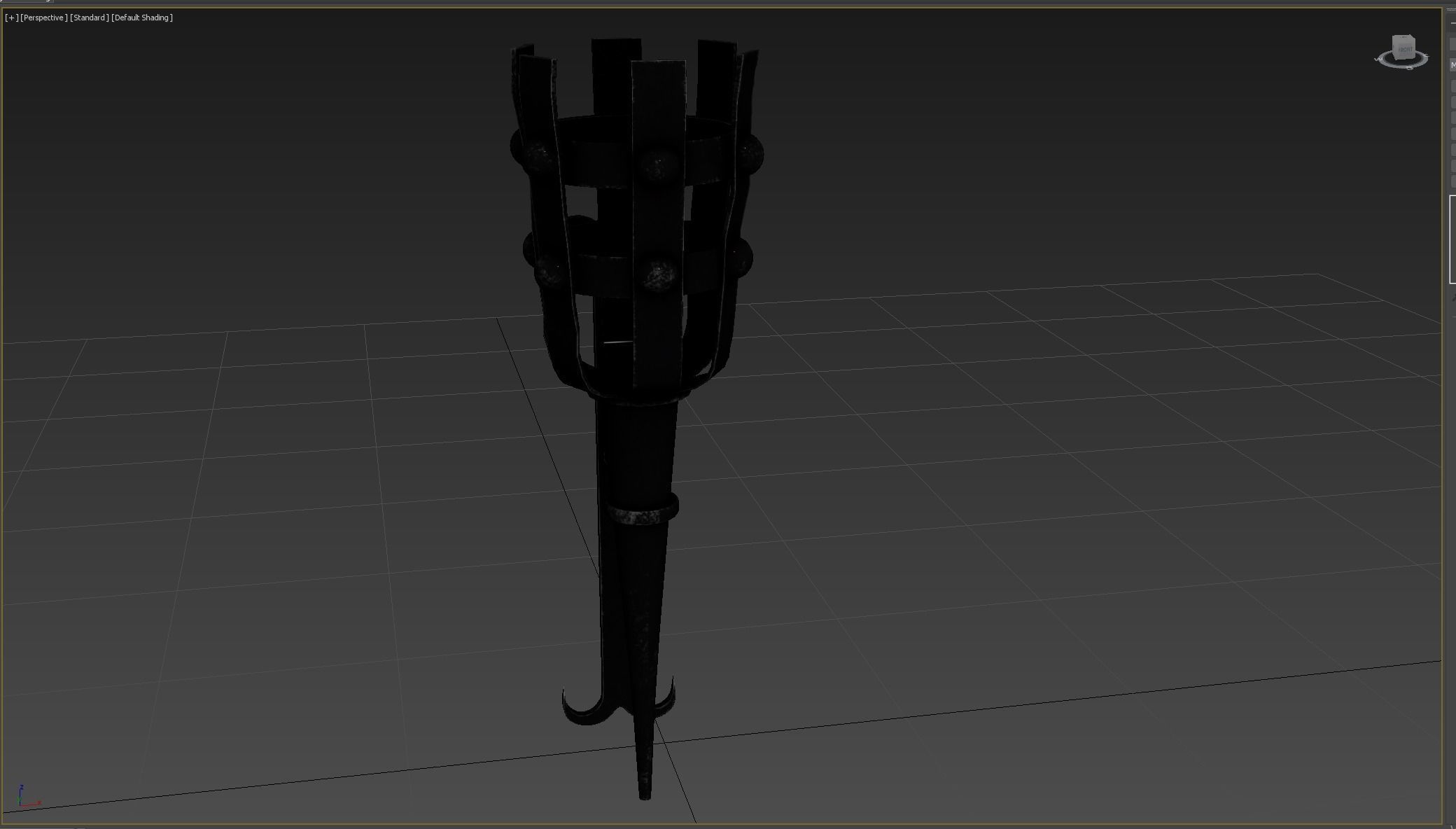 3D model Medieval Torch VR / AR / low-poly | CGTrader