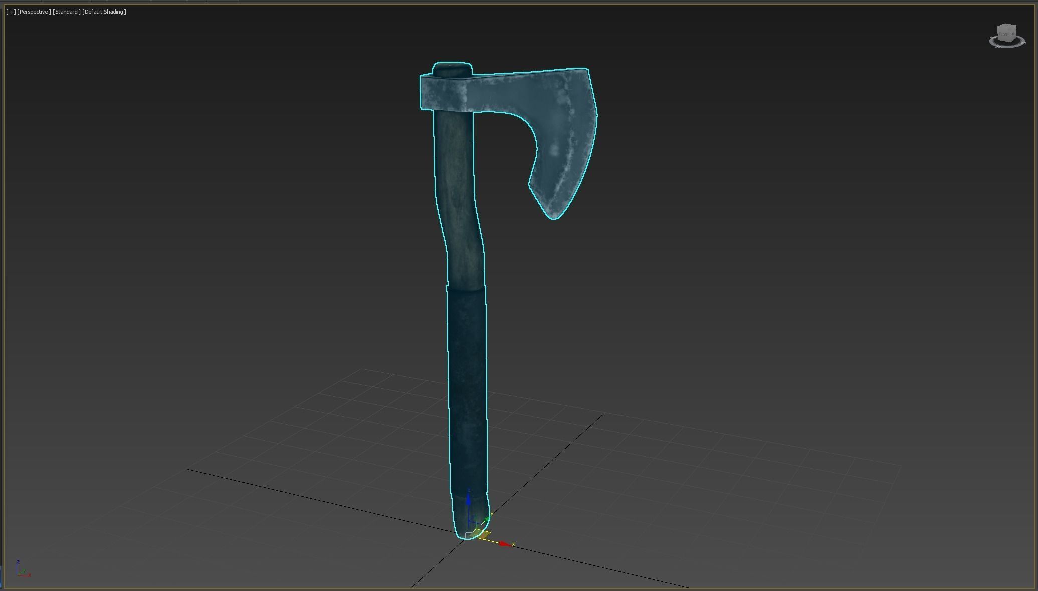 3D model Ax Medieval VR / AR / low-poly | CGTrader