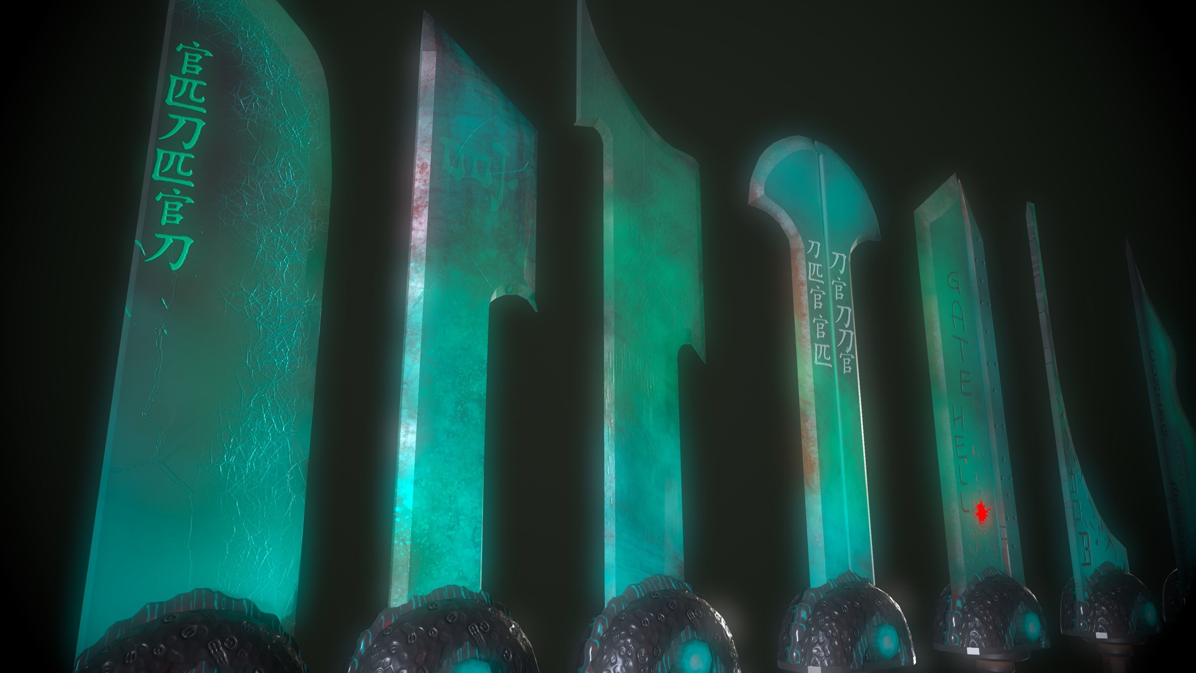 3D model 10 Swords pack VR / AR / low-poly | CGTrader