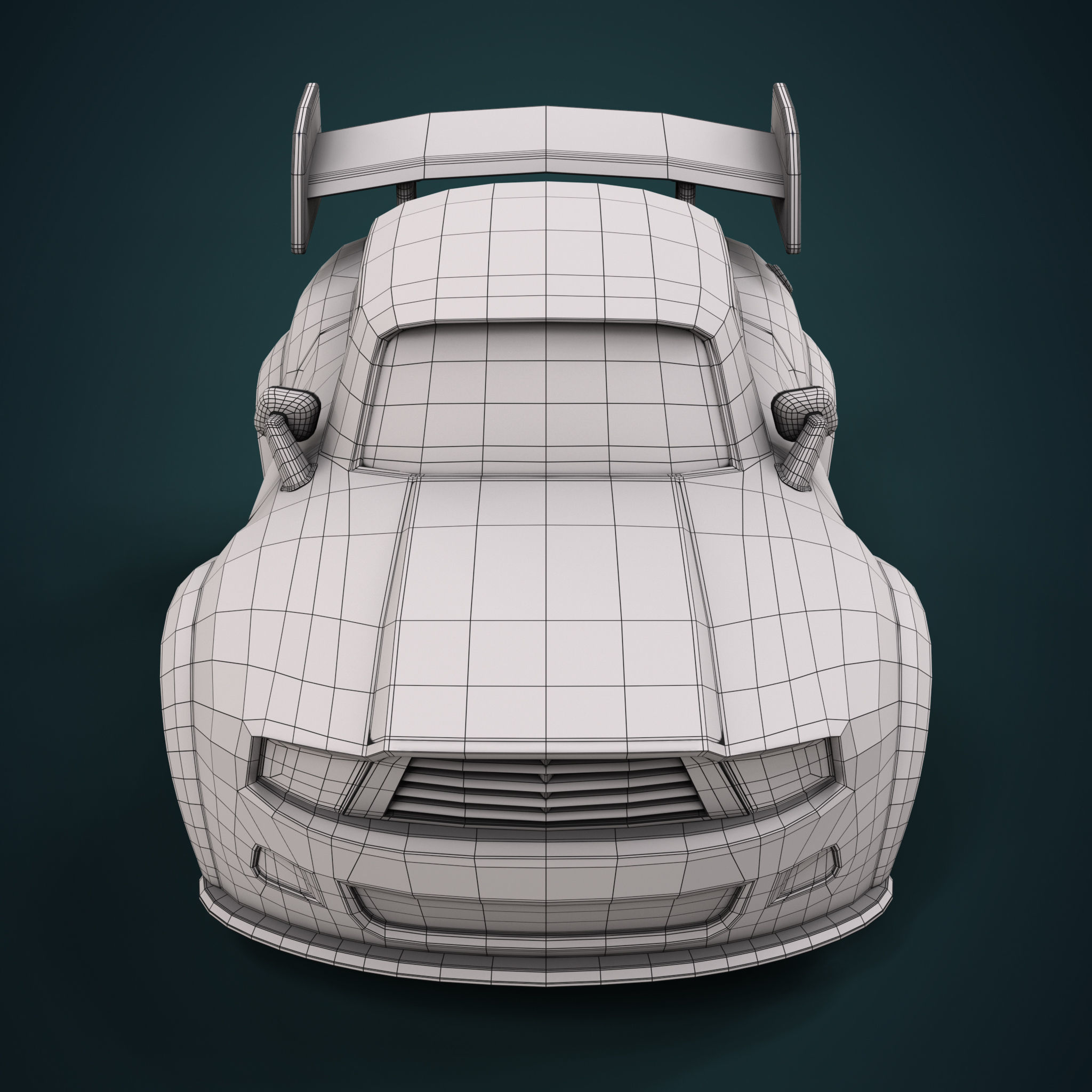 3D model Cartoon Car VR / AR / low-poly | CGTrader