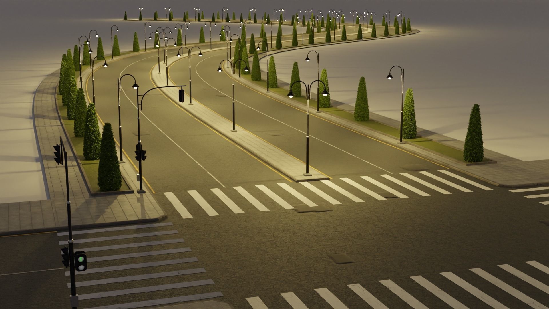 City Road Maker 3D model | CGTrader