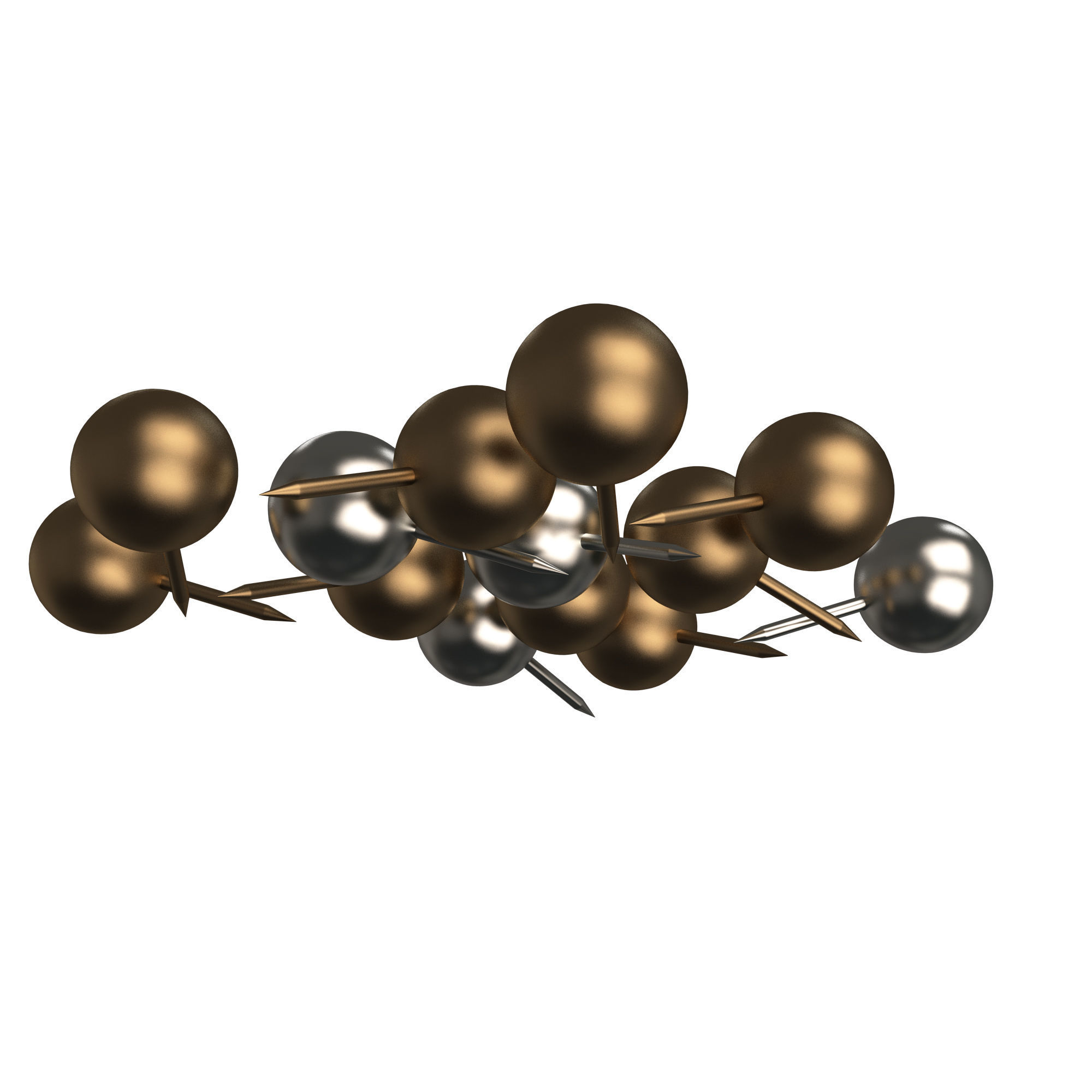 3D model Pile Of Sphere Push Pins VR / AR / low-poly | CGTrader