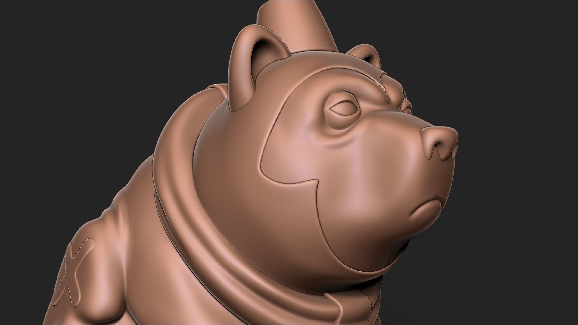 Black Bear Sculpture 3D model 3D printable | CGTrader
