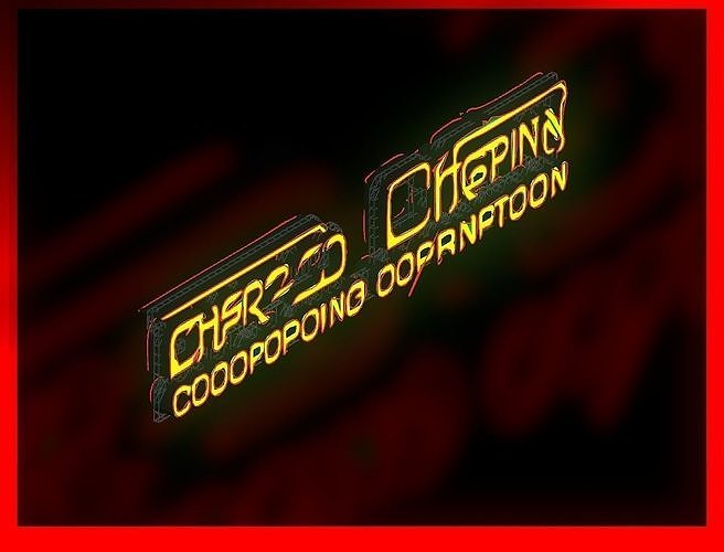 3D model Sci-Fi Sci Fi Cyberpunk City Sign Ad Light Board Street 89 VR ...