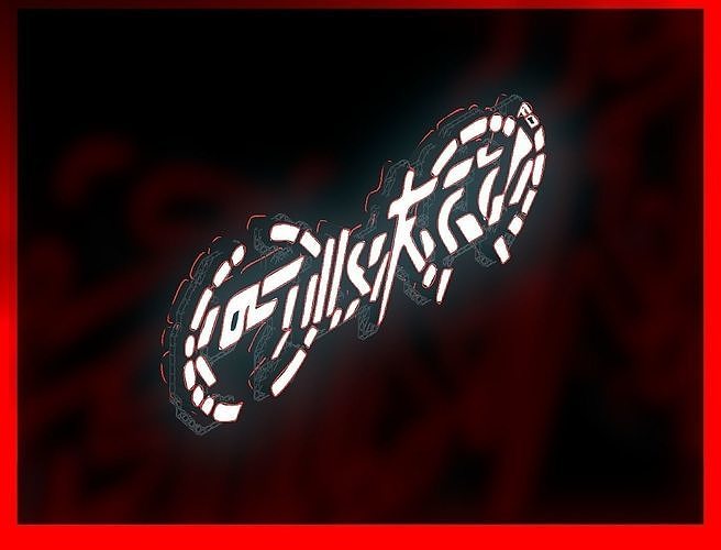 3D model Sci-Fi Sci Fi Cyberpunk City Sign Ad Light Board Street 28 VR ...