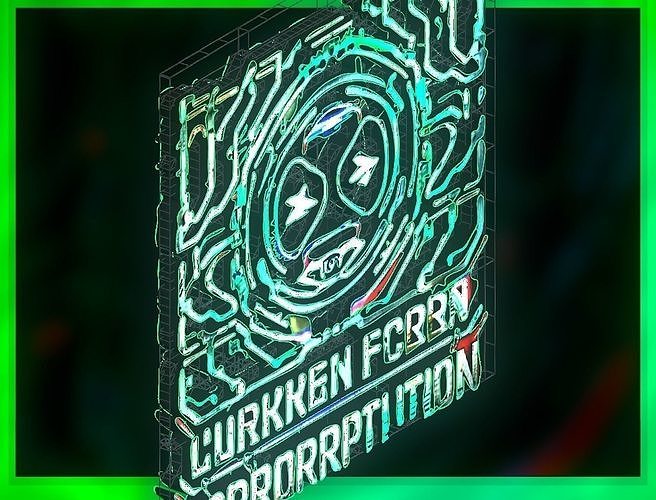 3D model Sci-Fi Sci Fi Cyberpunk City Sign Ad Light Board Street 22 VR ...