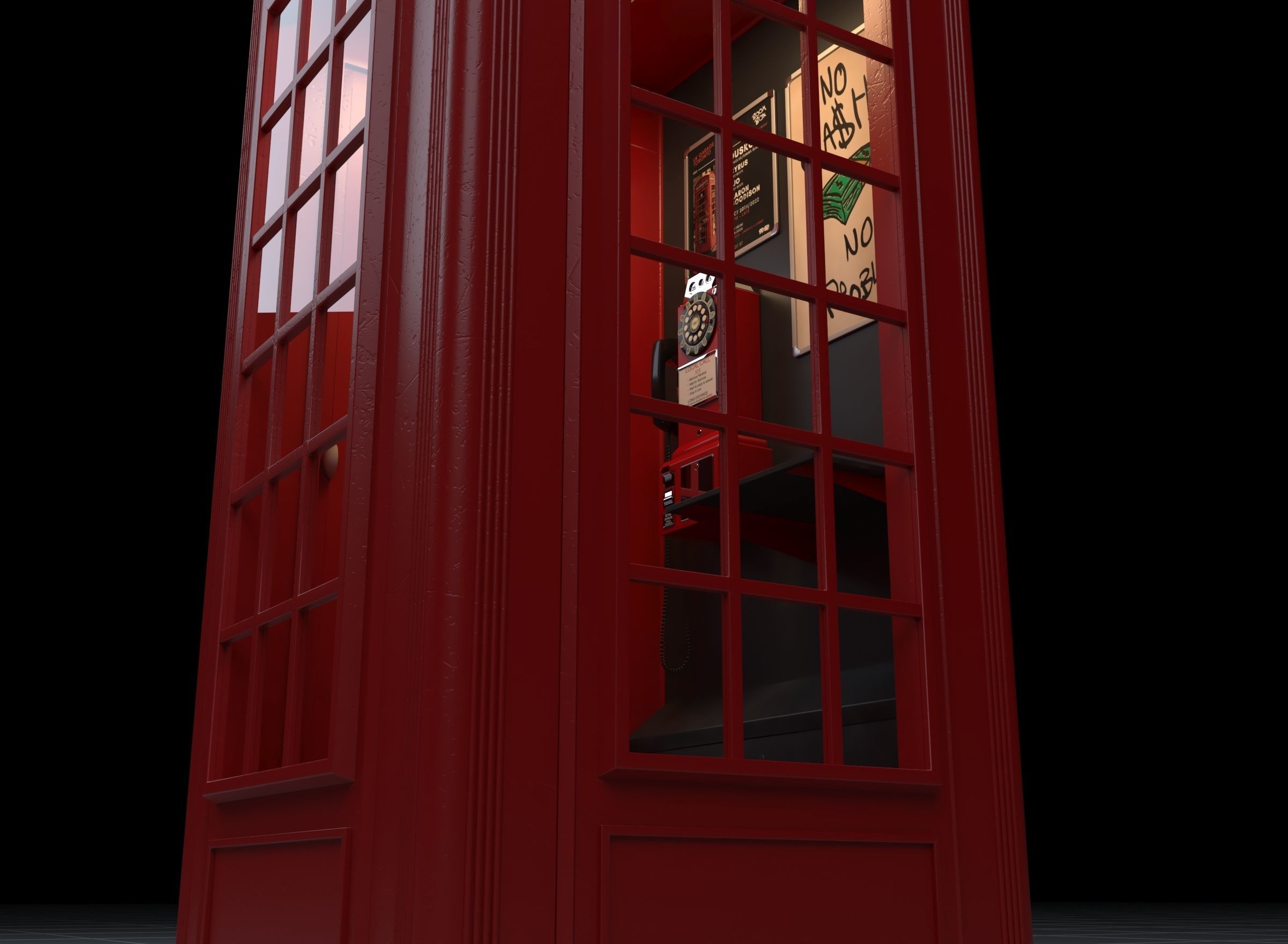BRITISH TELEPHONE BOOTH 3D model | CGTrader