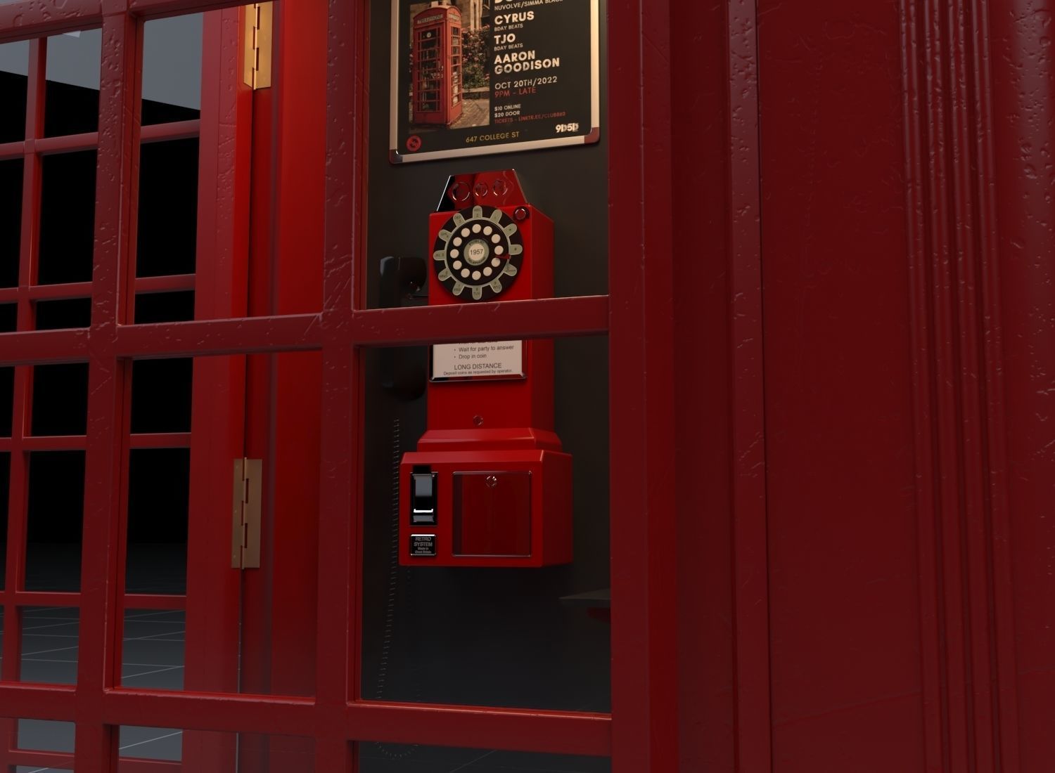BRITISH TELEPHONE BOOTH 3D model | CGTrader