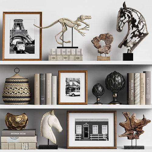Decor Set 169 3d Model Cgtrader