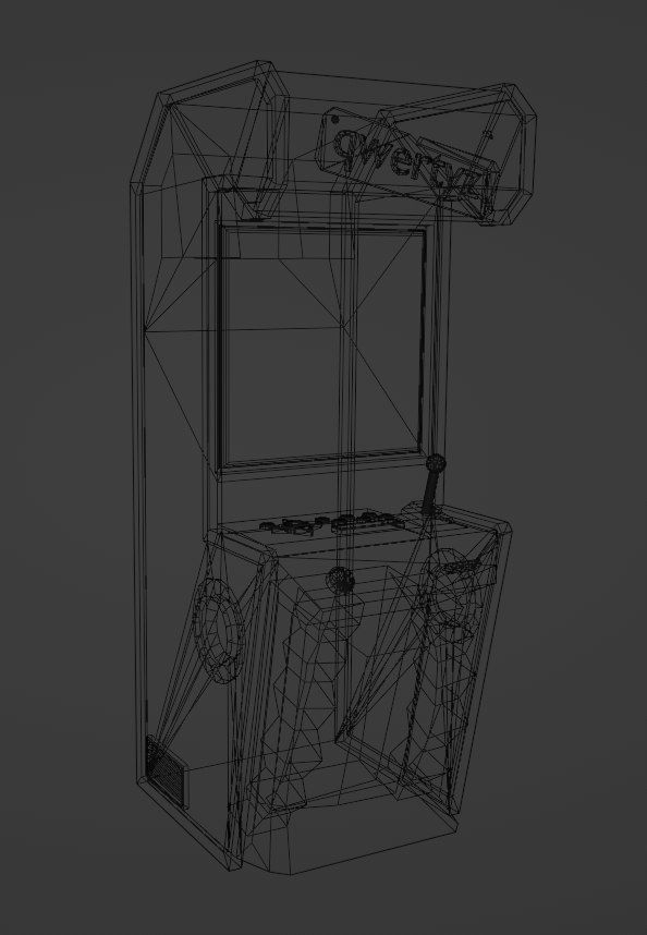 3D model Arcade machine VR / AR / low-poly | CGTrader