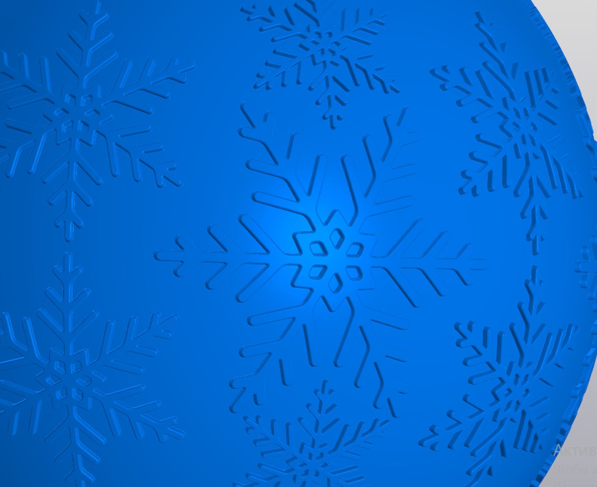 Snowball with snowflakes Planter 3D model 3D printable | CGTrader