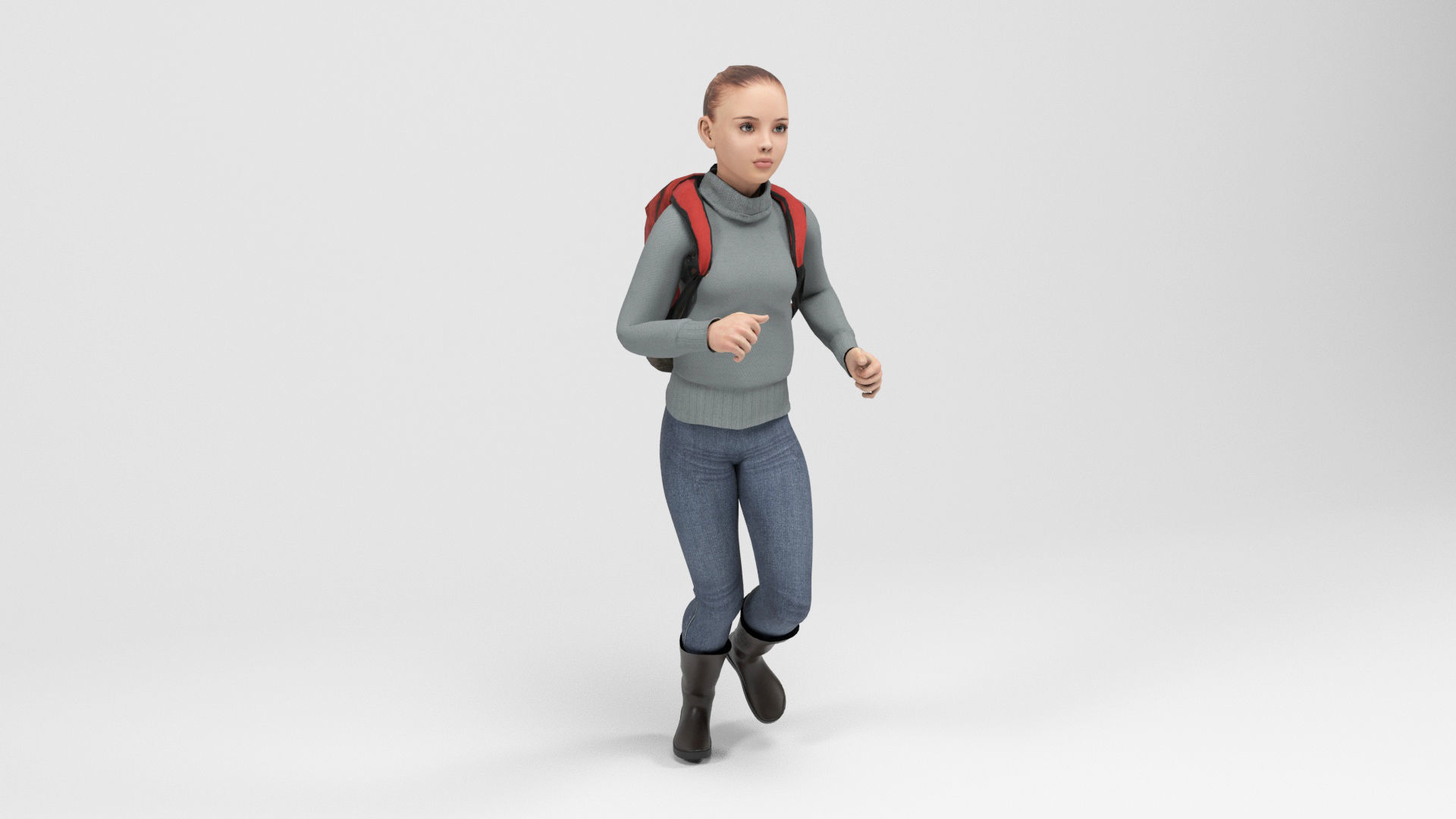 3D model Teenager Student 1 VR / AR / low-poly | CGTrader