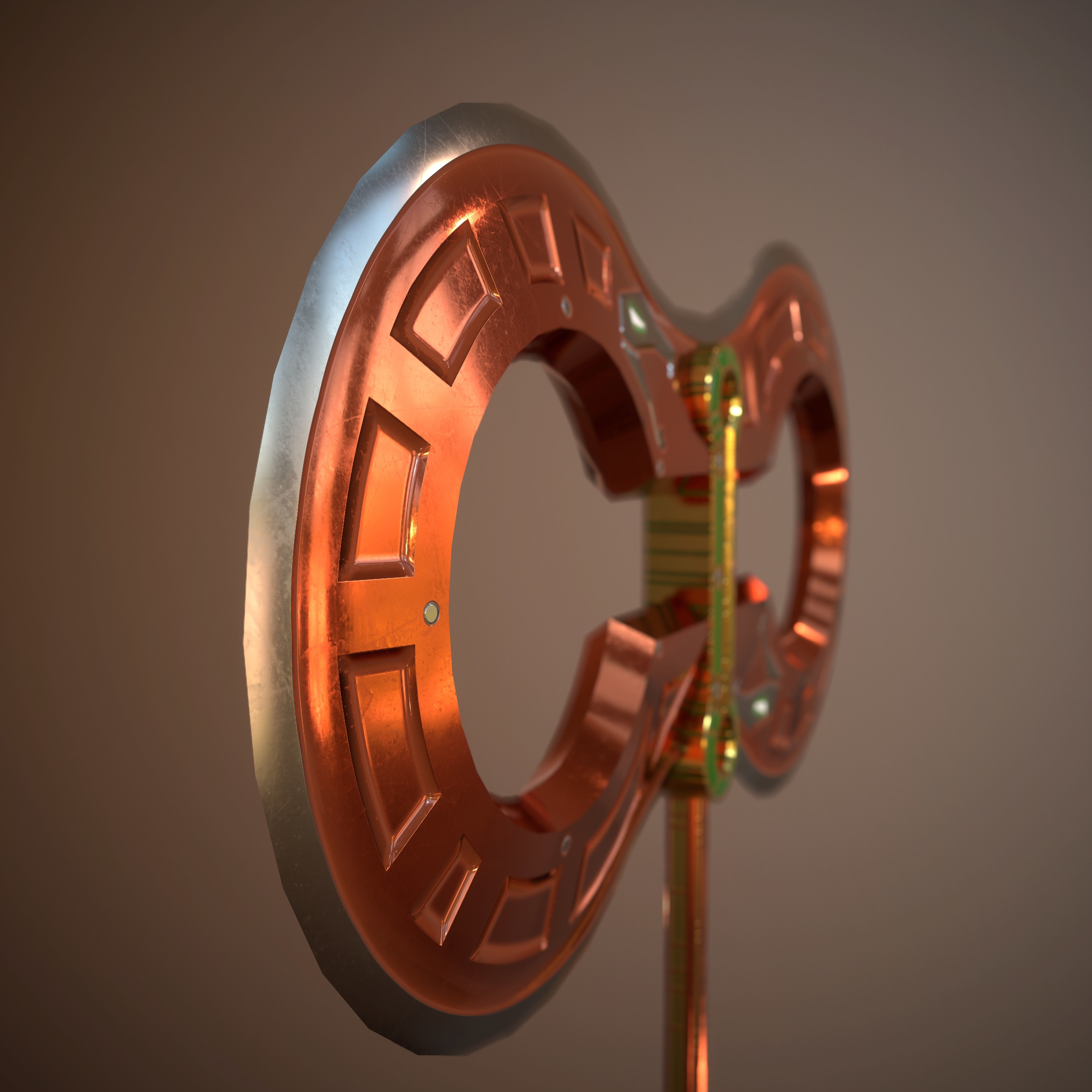 3D model Egyptian Pantheon - Apophis Battle Axe VR / AR / low-poly ...