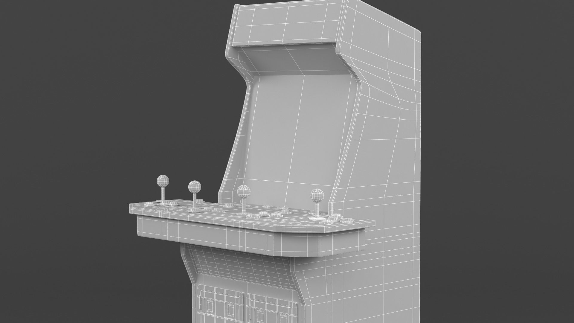 Classic Arcade Gaming 3D model | CGTrader
