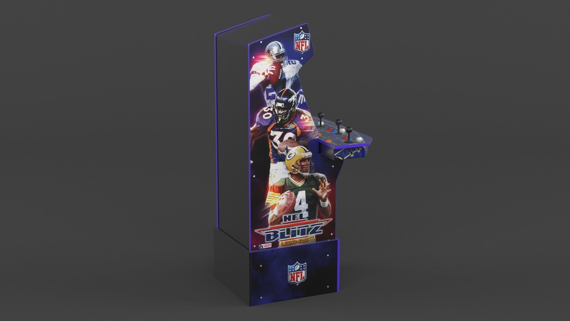 Classic Arcade Gaming 3D model | CGTrader