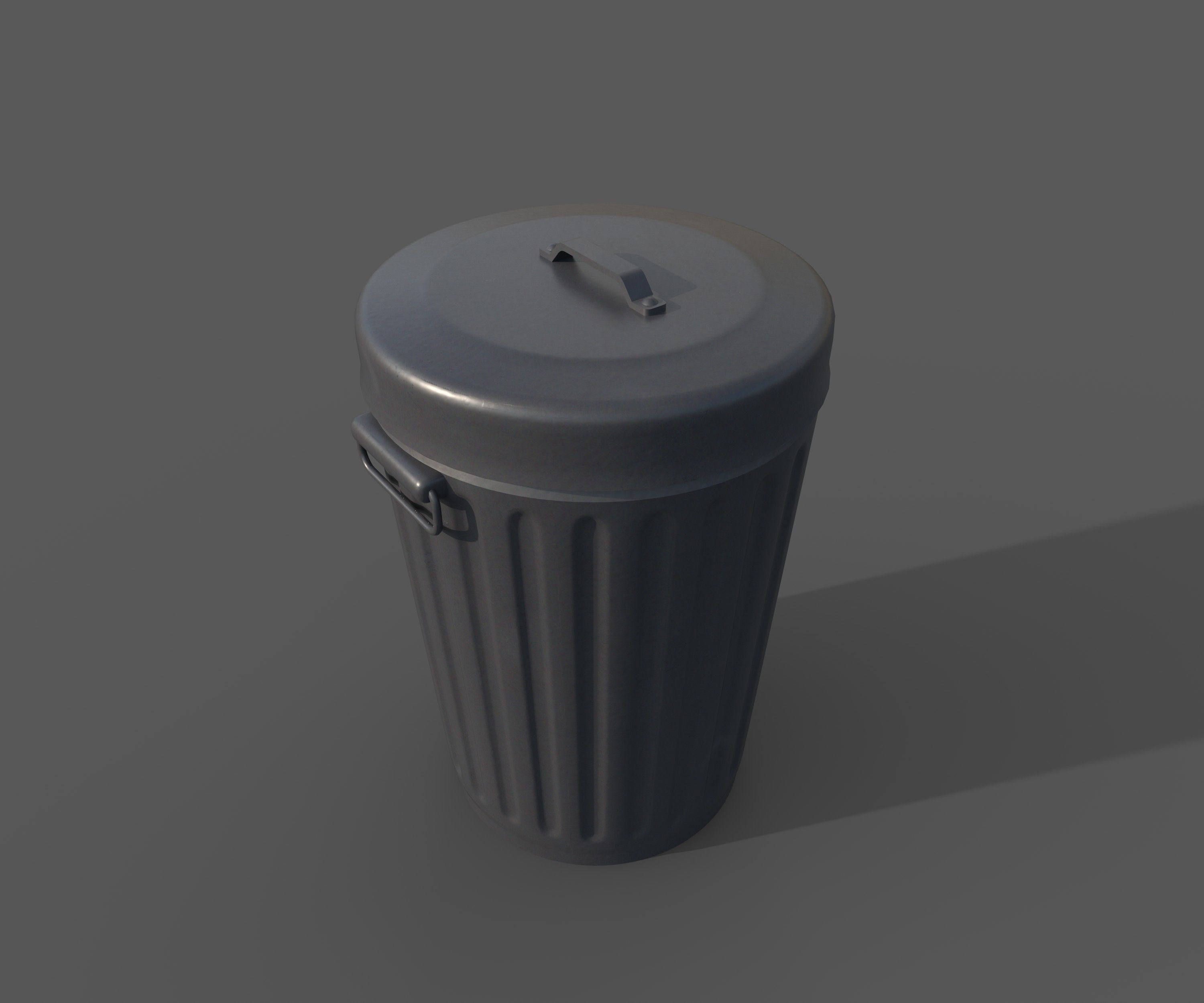 3D model Trash Can VR / AR / low-poly | CGTrader