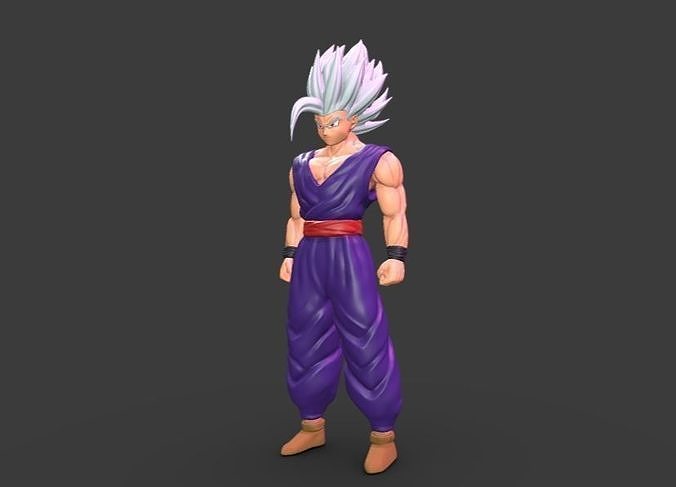 Beast Gohan 3D model 3D printable | CGTrader
