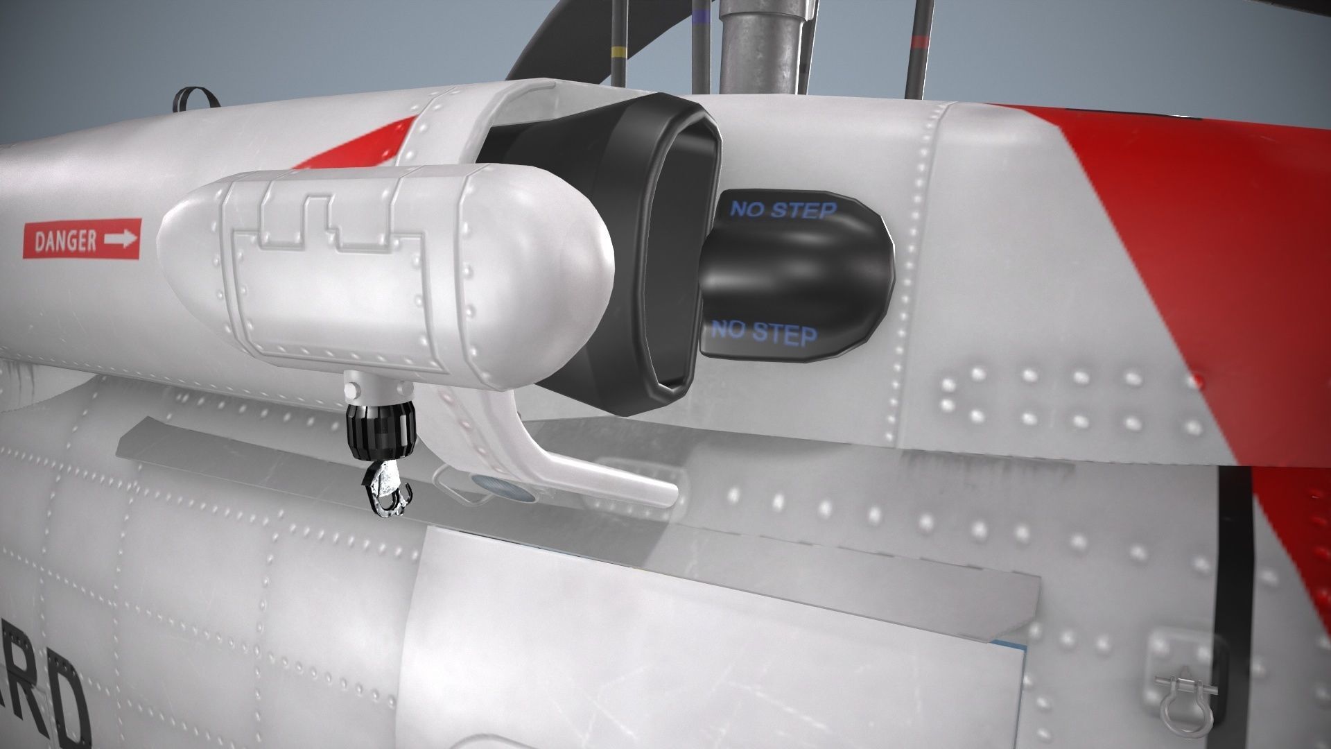 3D model Sikorsky MH-60J Jay Hawk Basic Animation VR / AR / low-poly ...