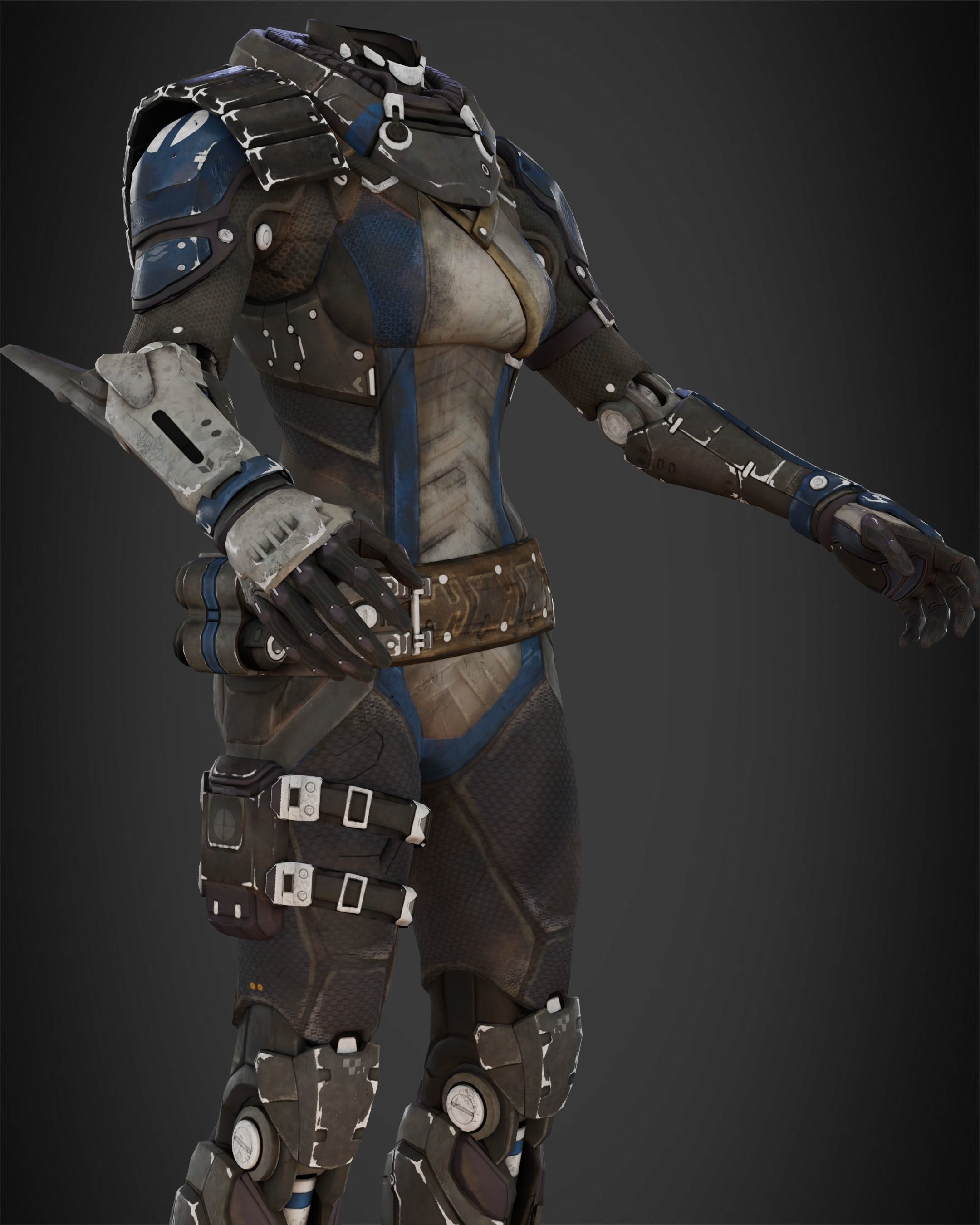 Exo-Stranger Armor for Cosplay 3D model 3D printable | CGTrader