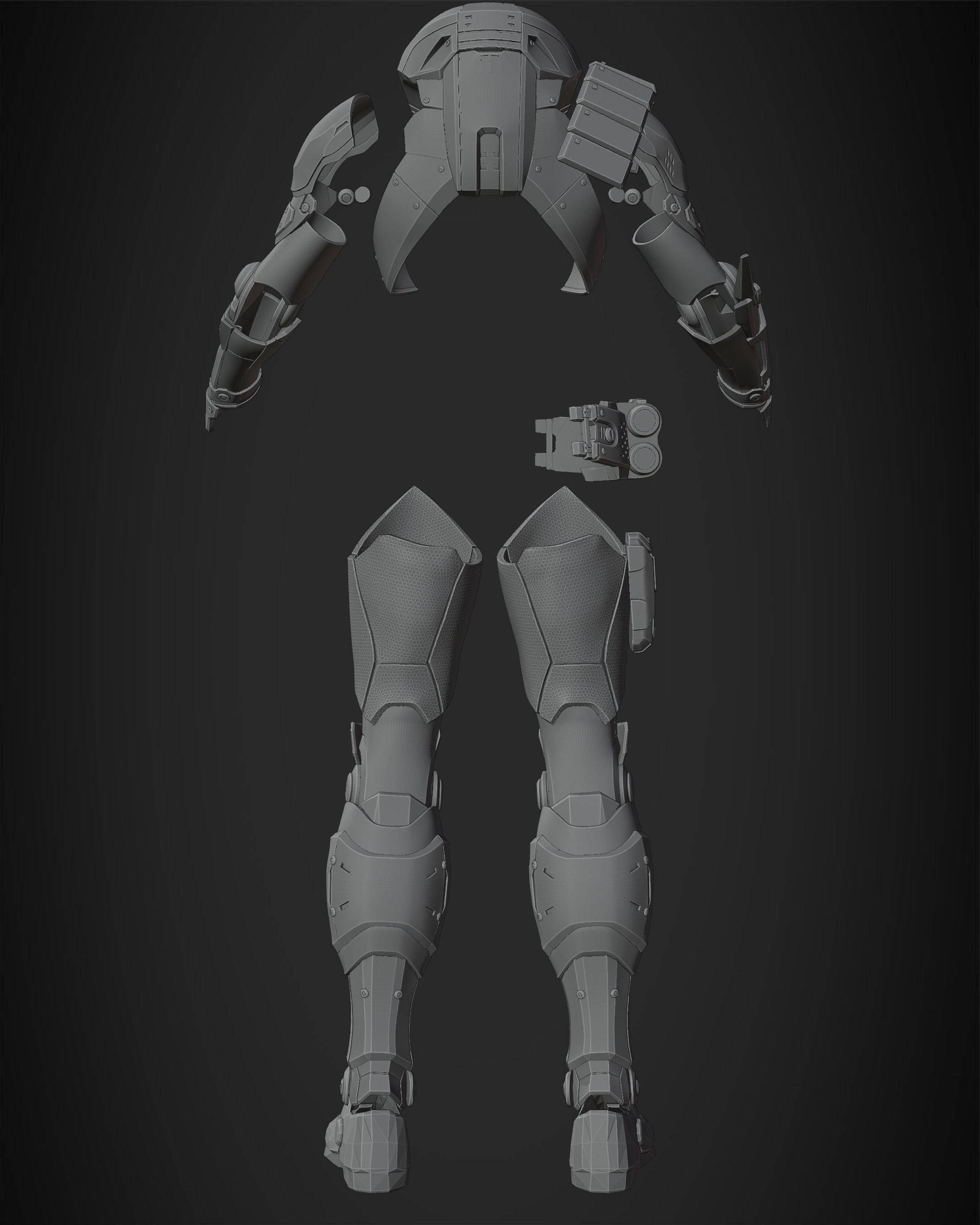 Exo-Stranger Armor for Cosplay 3D model 3D printable | CGTrader