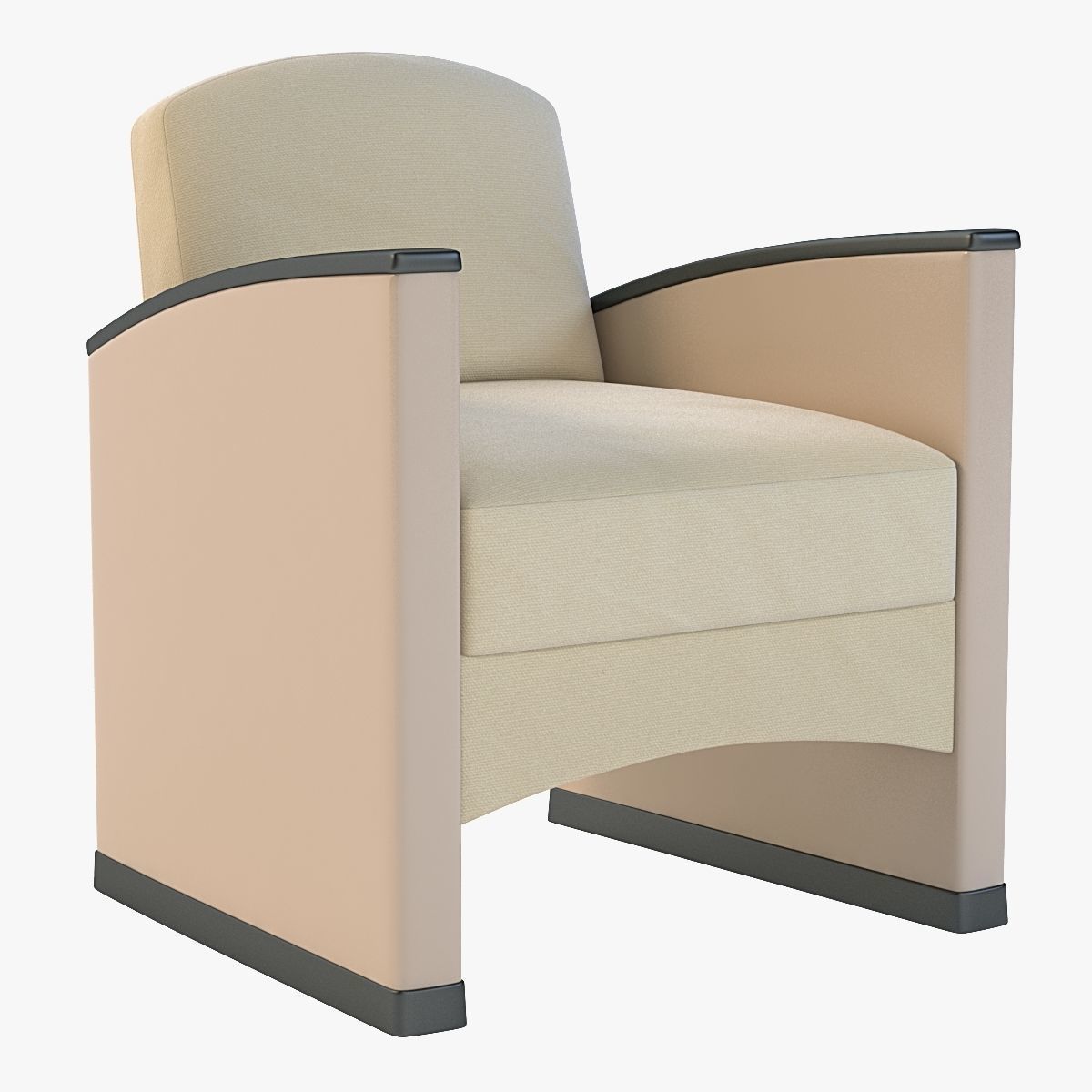 Nemschoff Marsack Public Lounge Seating 3D model | CGTrader