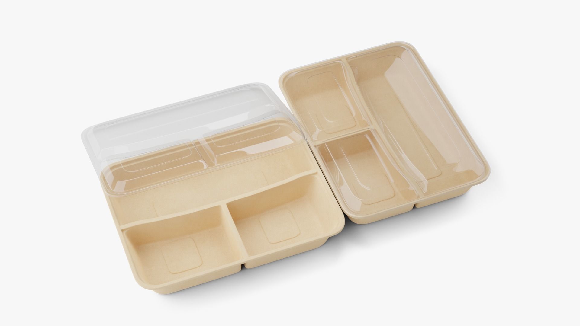 Rectangle Meal Prep Container 3D model | CGTrader