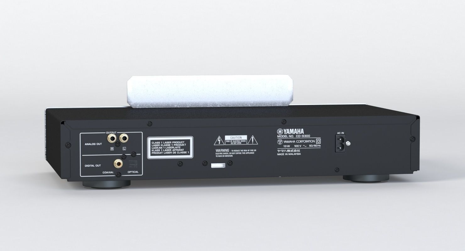 Yamaha CDS300 Cd Player 3D model | CGTrader