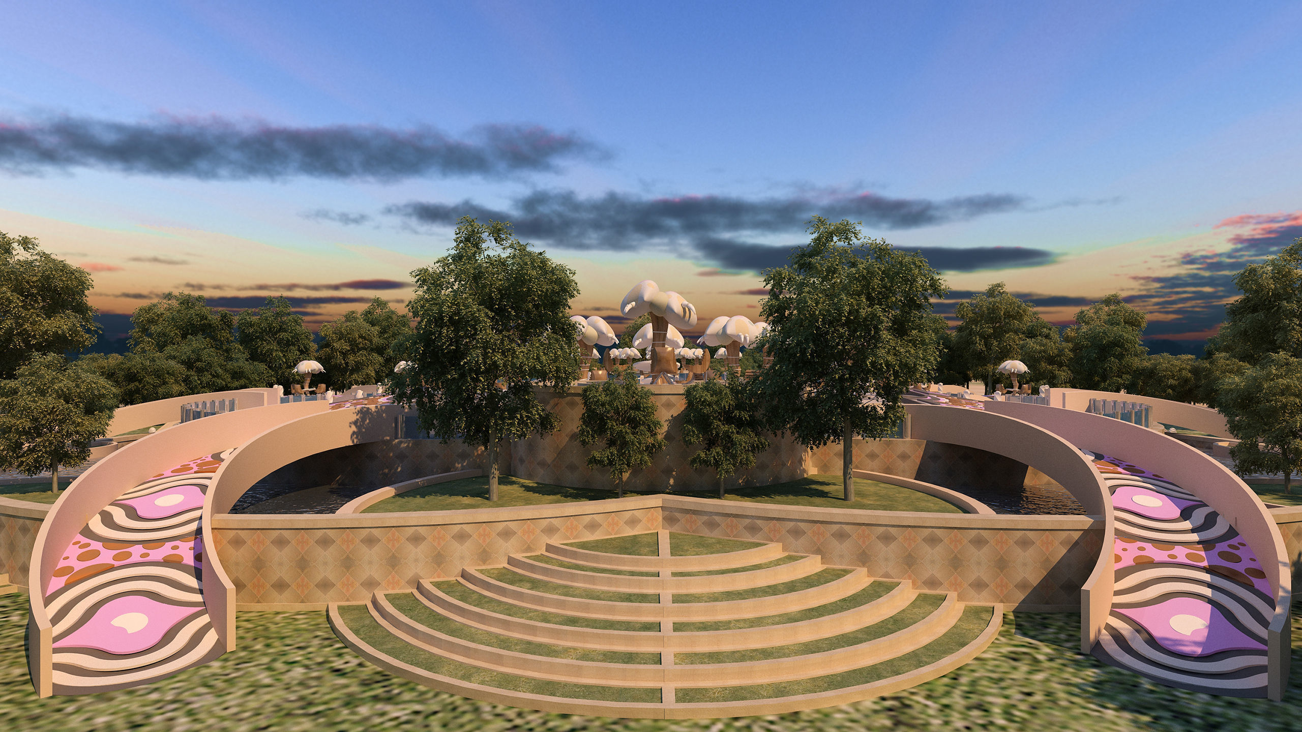 0029 - Creative Swimming Pool - 2D Plans - 3D Files 3D model | CGTrader