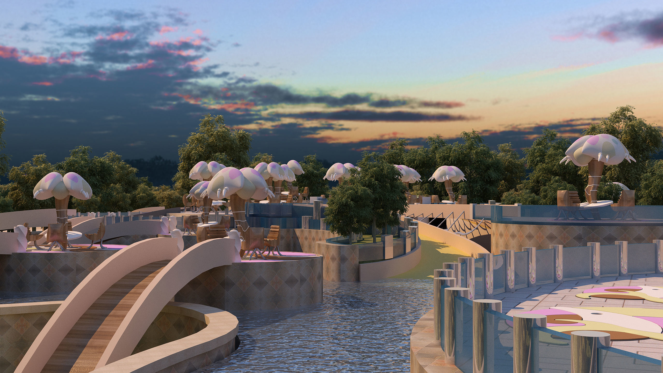 0029 - Creative Swimming Pool - 2D Plans - 3D Files 3D model | CGTrader