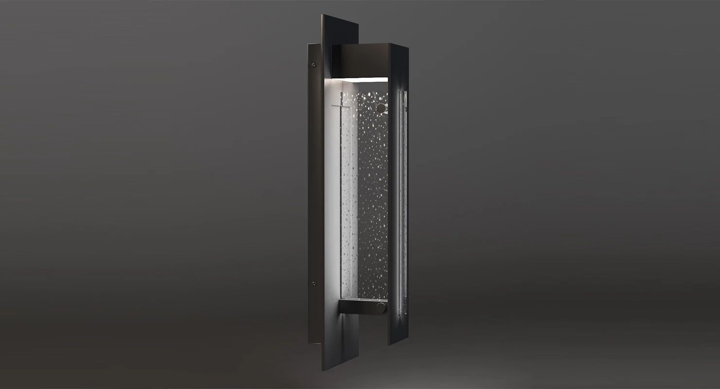 River Path Led Outdoor Wall Light Bkt 3D model | CGTrader