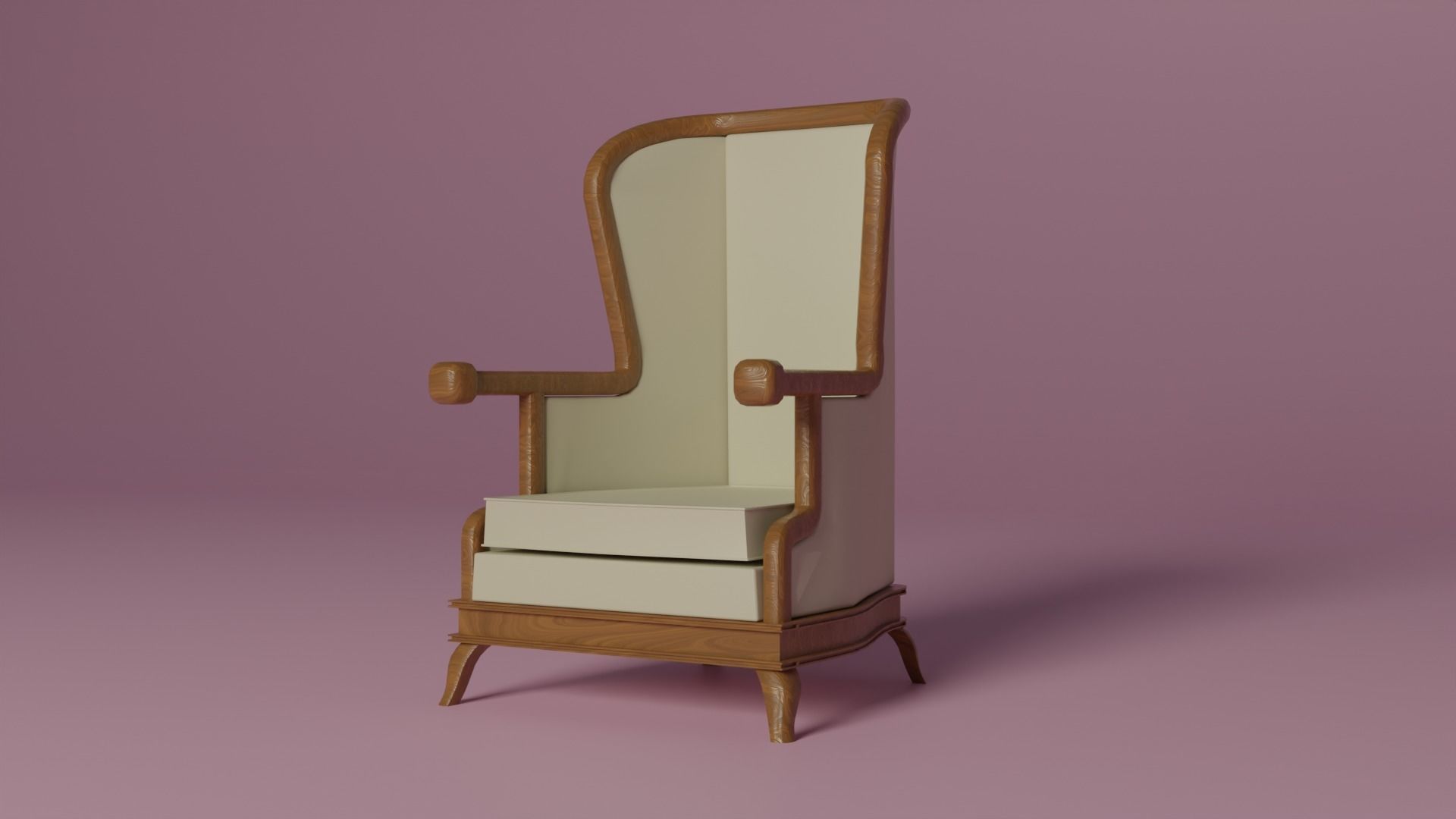 Fancy sofa chair 3D model | CGTrader