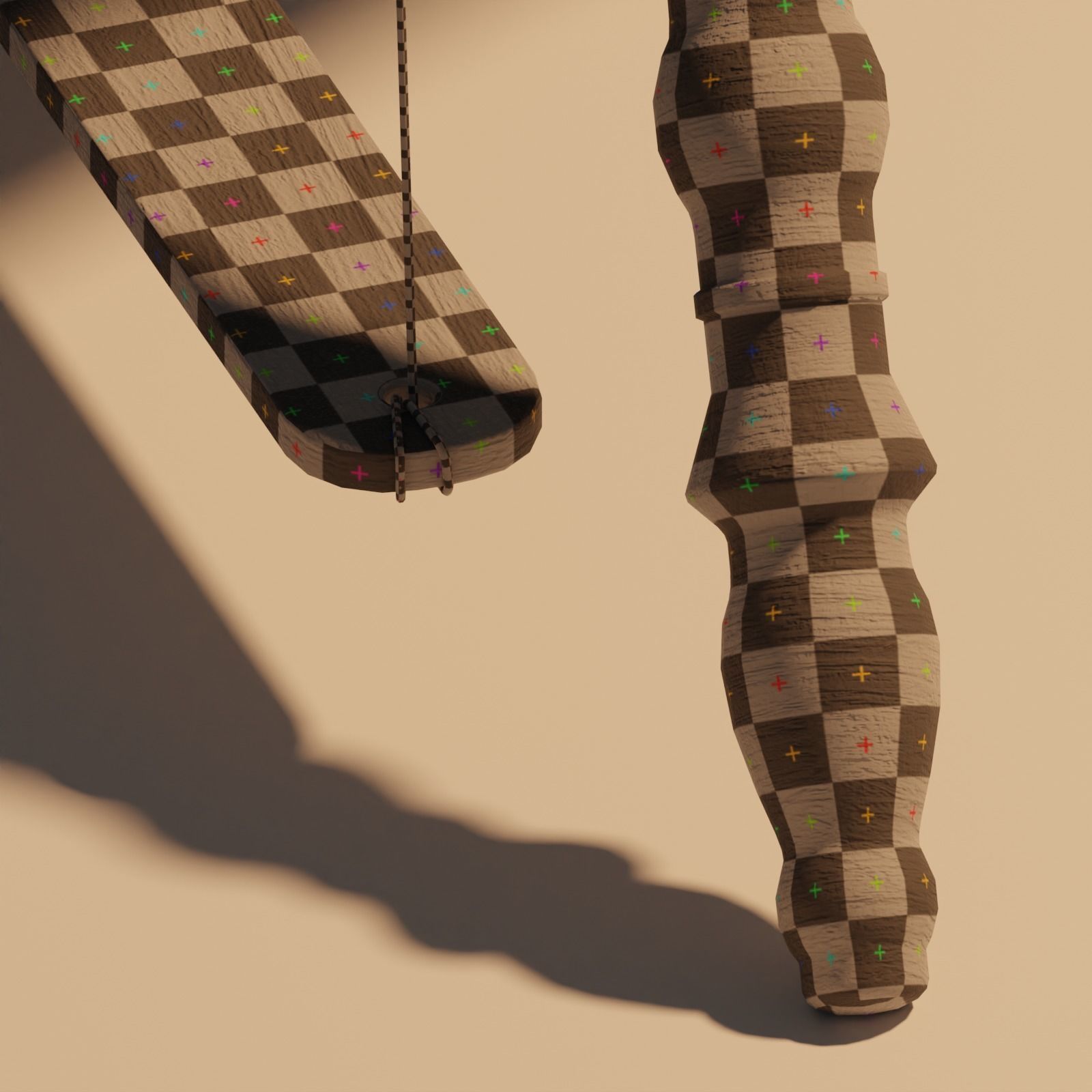 Spinning Wheel Animated 3D model animated rigged | CGTrader