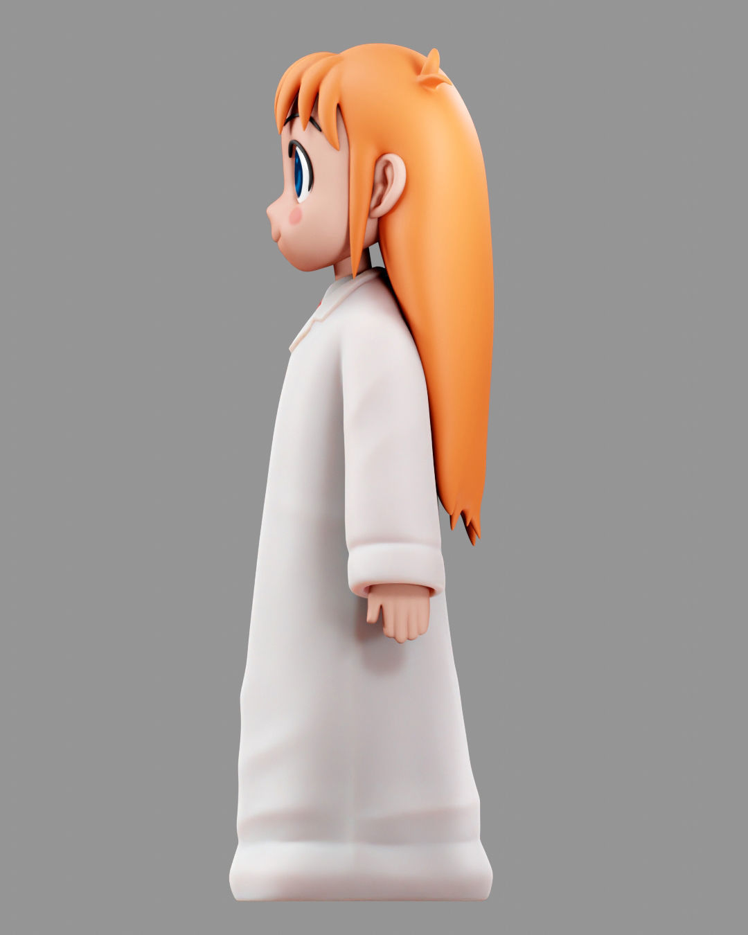Hakase From Nichijou 3D free 3D model | CGTrader