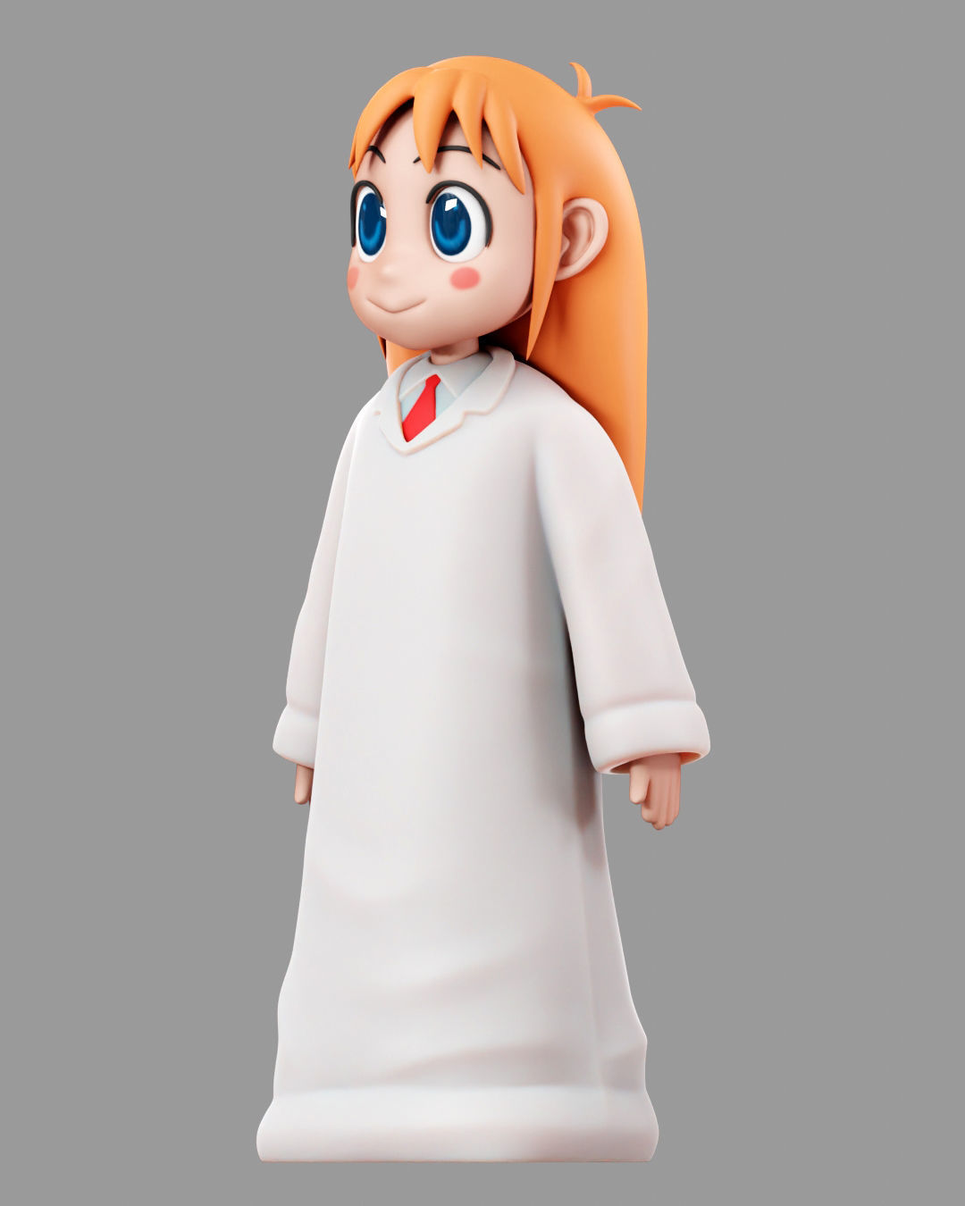 Hakase From Nichijou 3D free 3D model | CGTrader