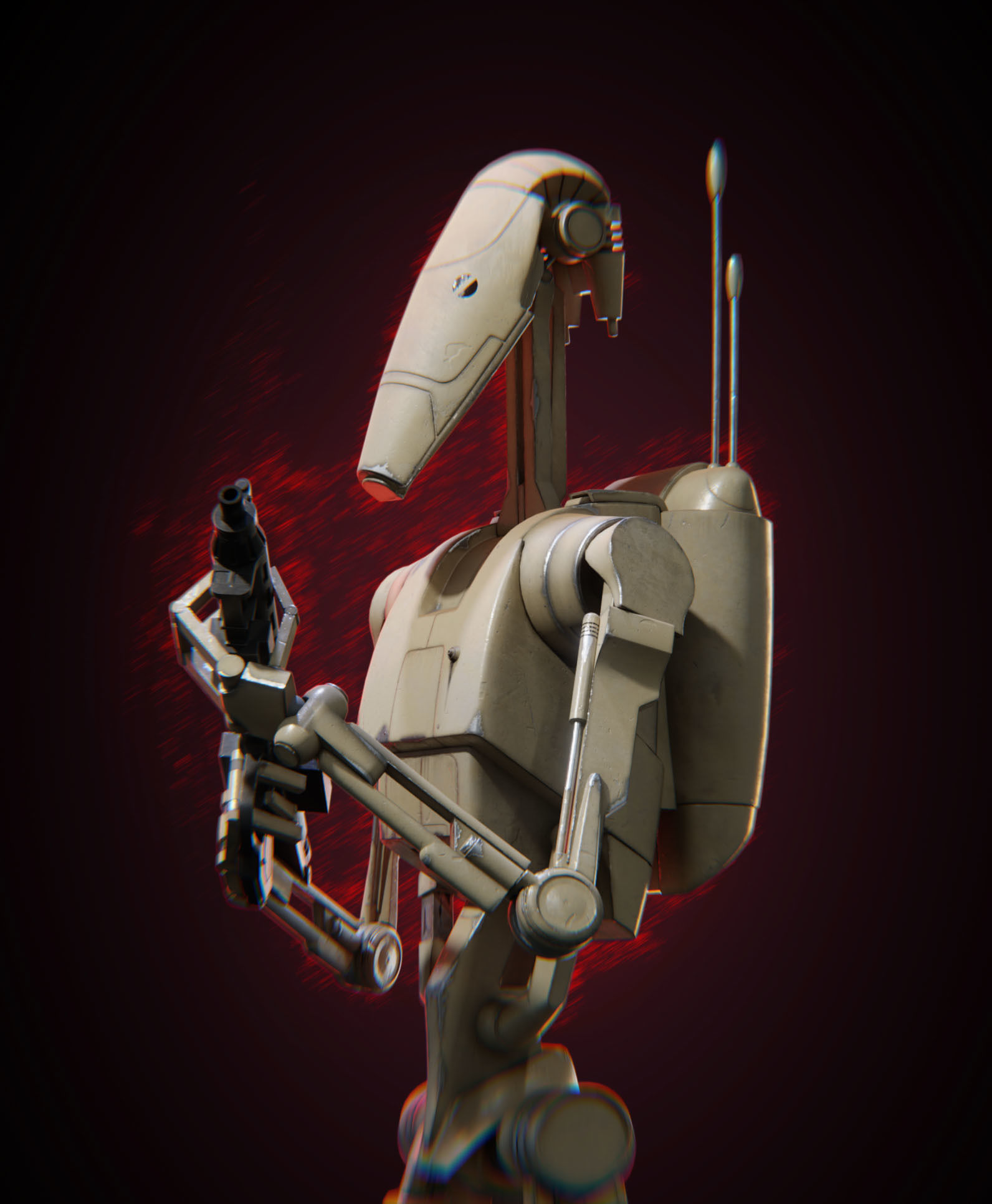 3D model B1 Battle Droid VR / AR / low-poly | CGTrader