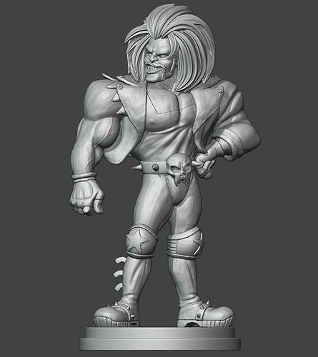 lobo dc comics 3D model 3D printable | CGTrader
