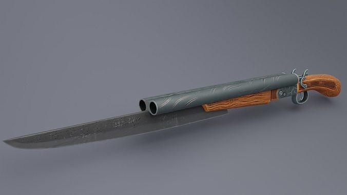 3D model Gun Stylized VR / AR / low-poly | CGTrader