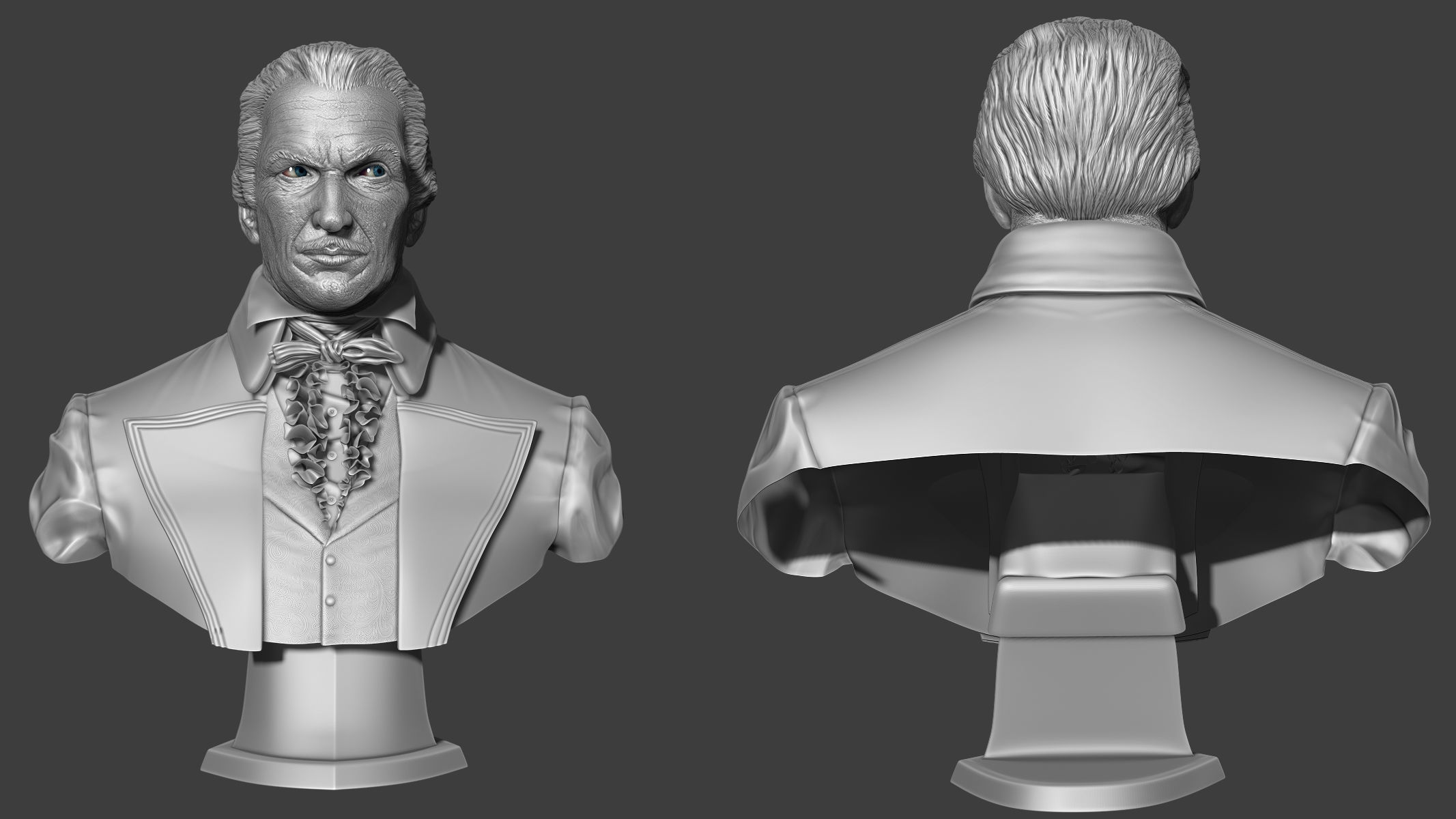 Vincent Price Bust 3D Print Ready 3D model 3D printable | CGTrader