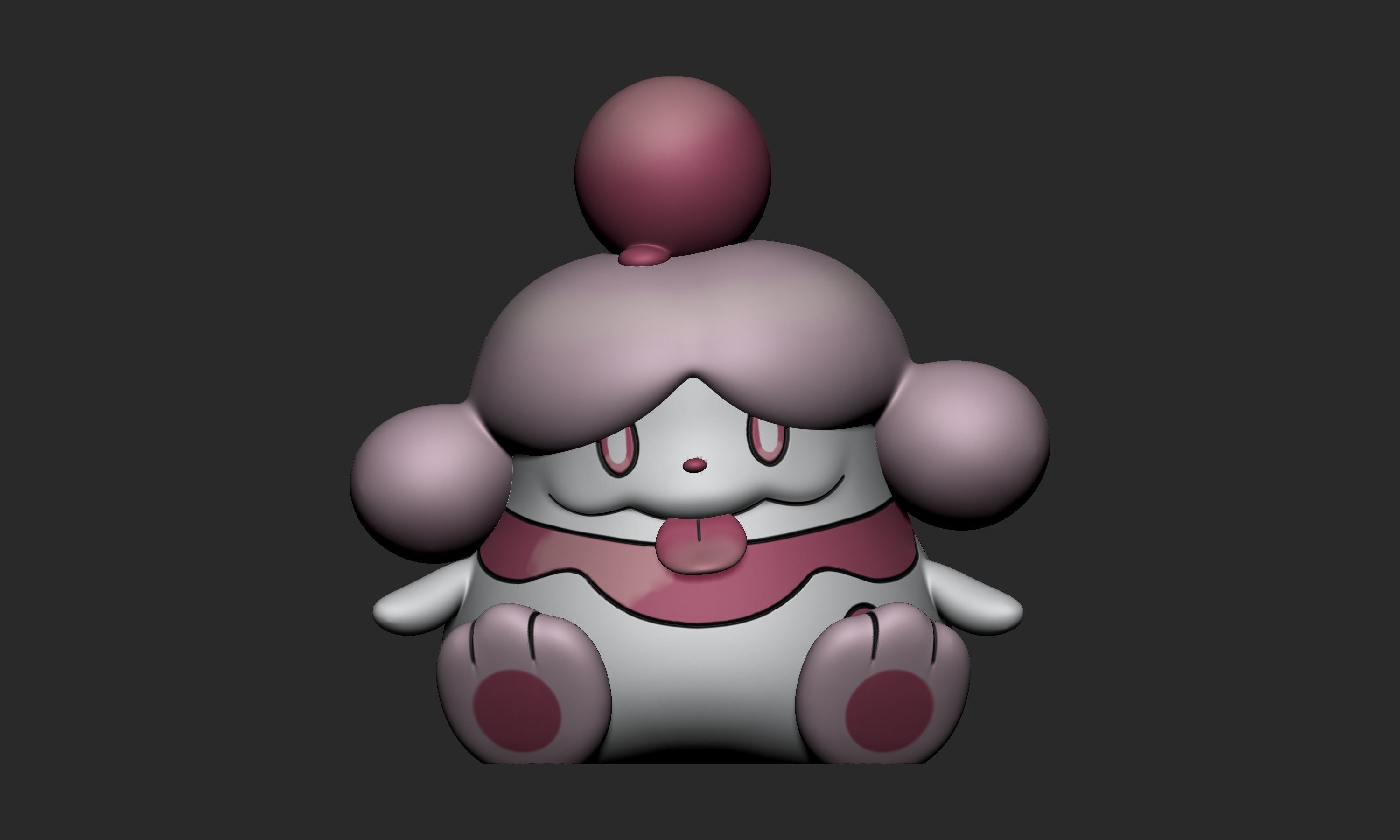 Pokemon - Slurpuff with 2 poses 3D model 3D printable | CGTrader