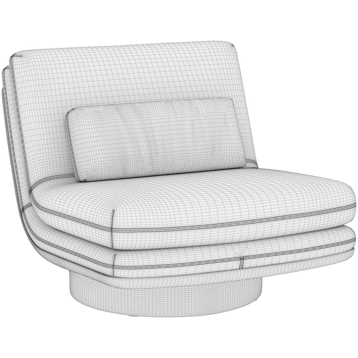 BIBENDUM ARMCHAIR 3D model | CGTrader