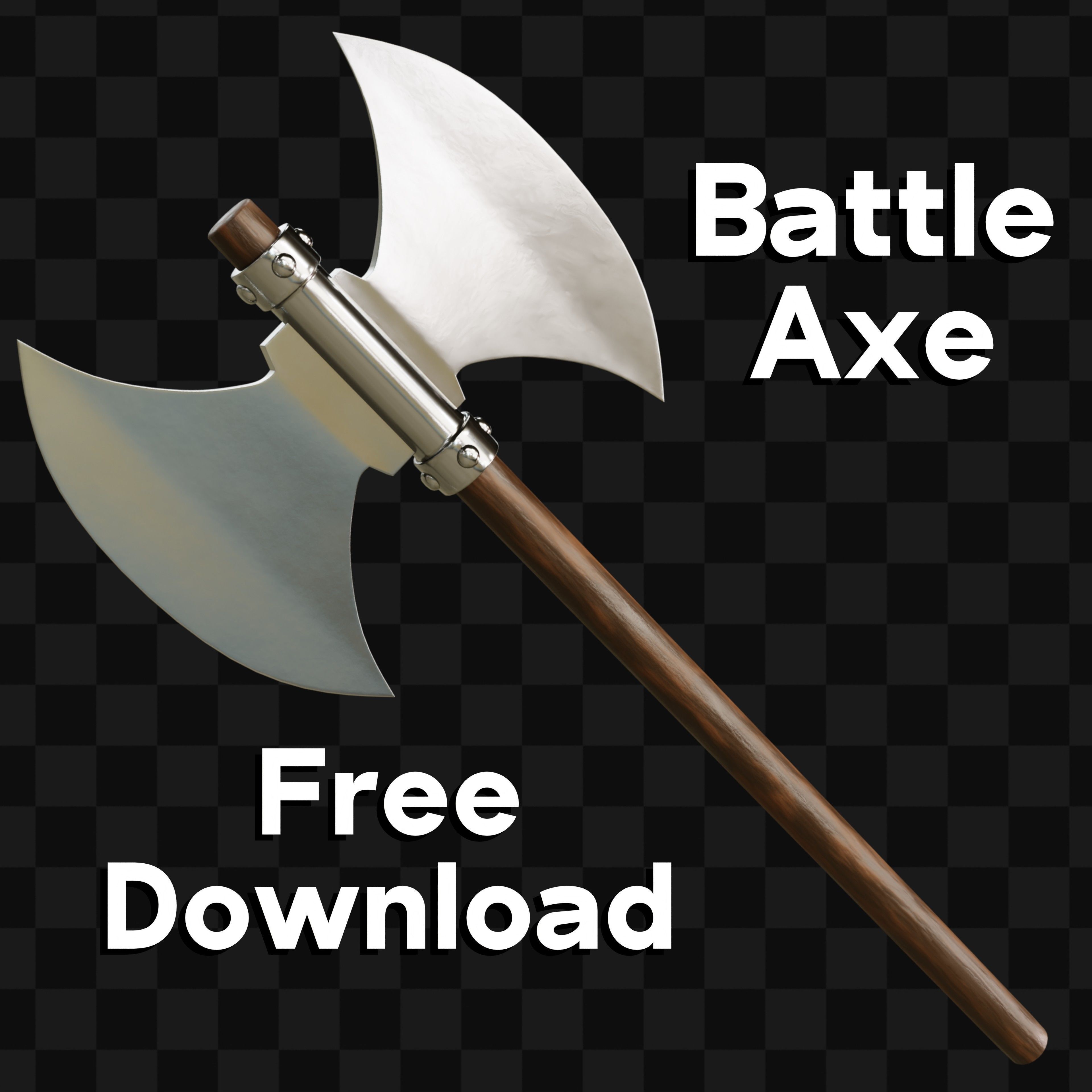 Battle Axe - Free Download free 3D model | CGTrader