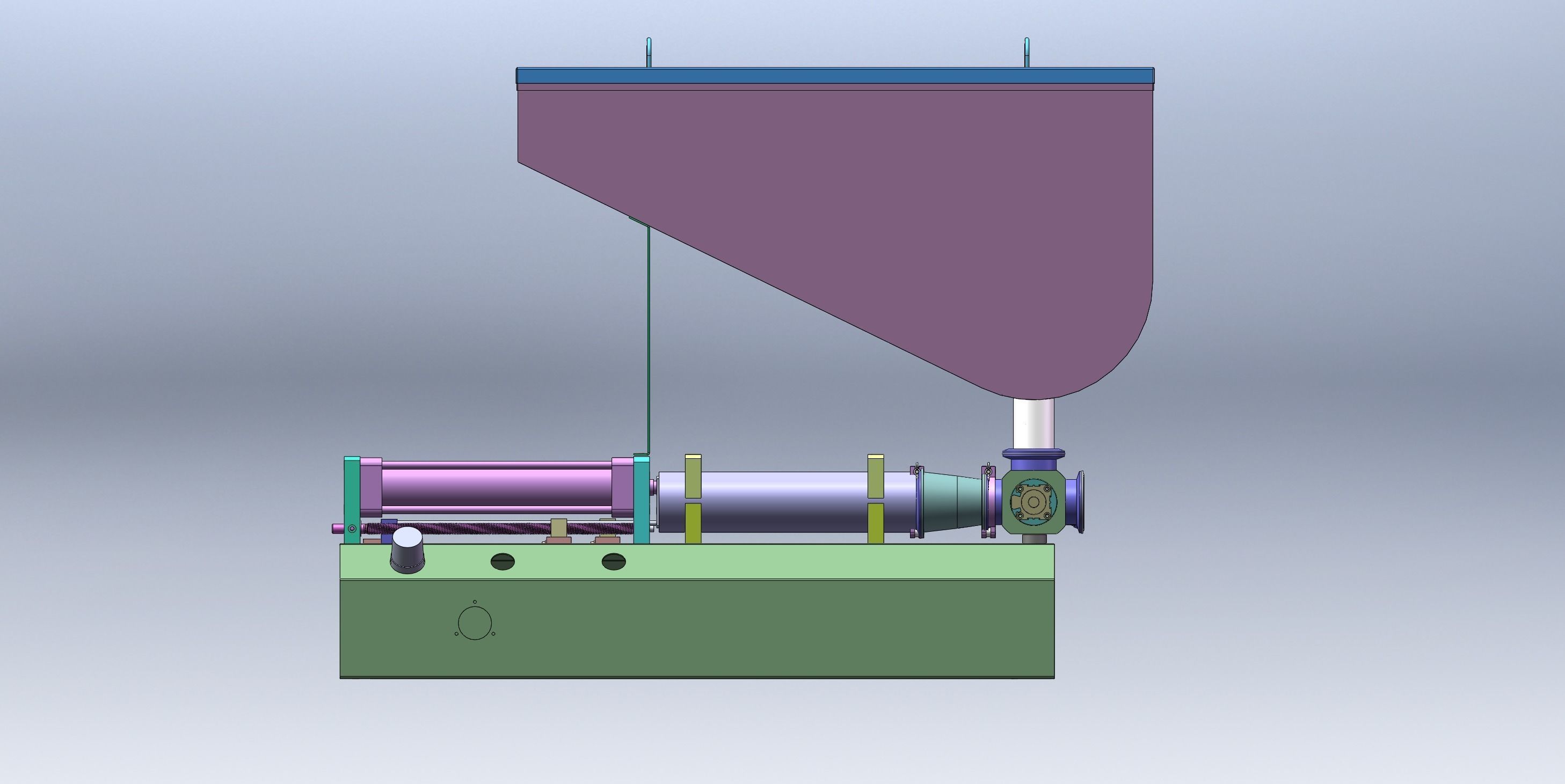 Liquid filling cylinder valve mechanism 3D model | CGTrader
